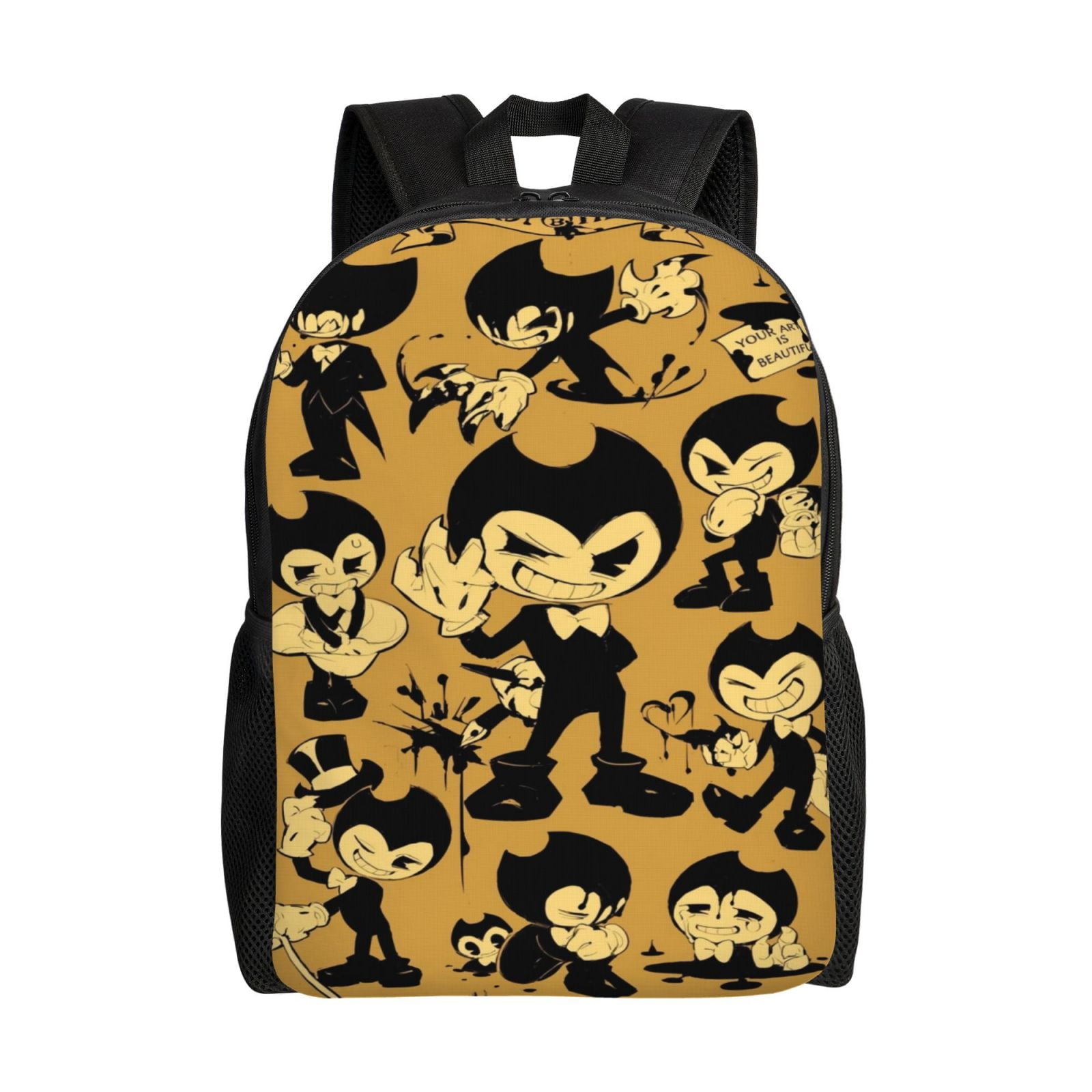 Bendy And The Ink Machine Backpack, 3D Printed Cartoon Laptop Bag ...