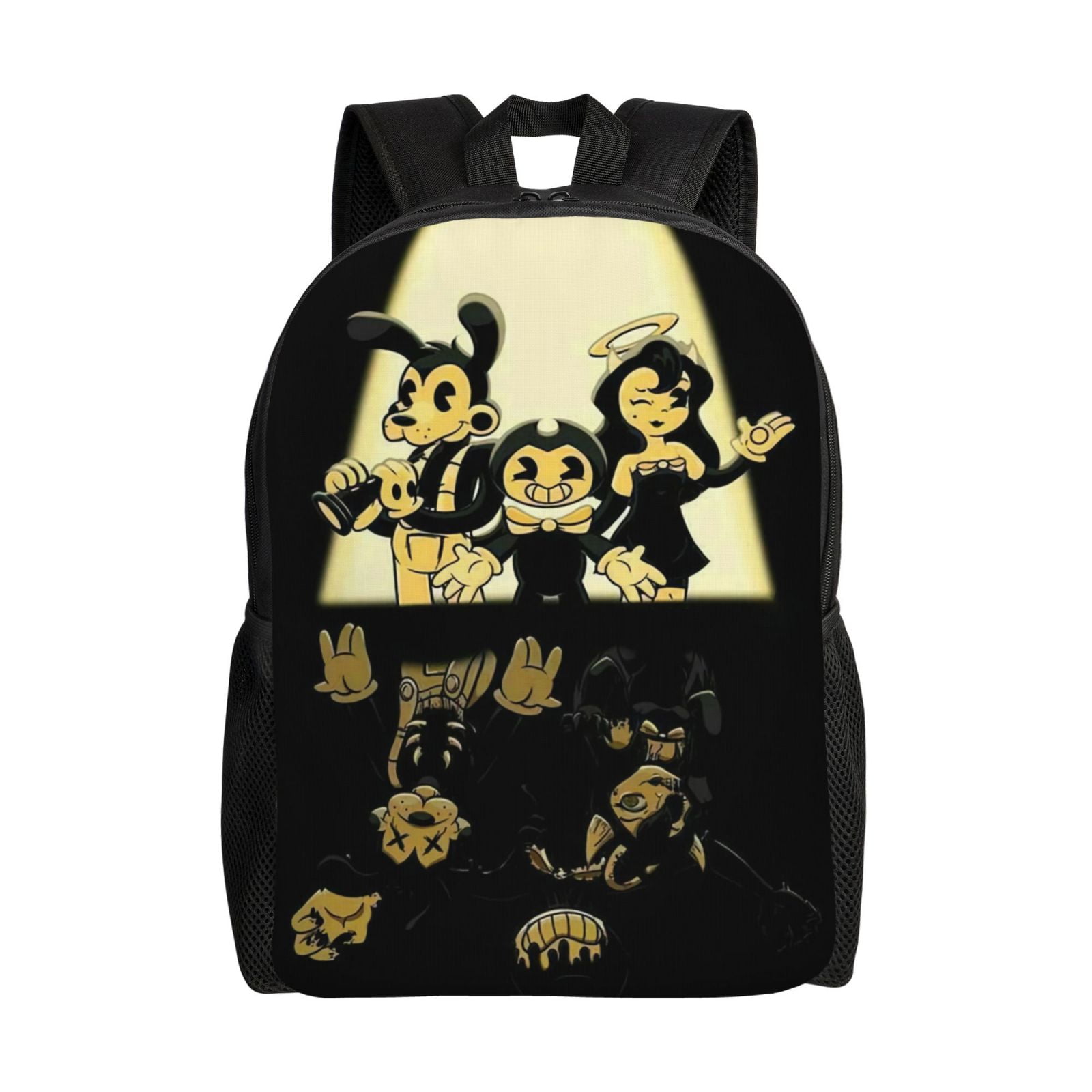 Bendy And The Ink Machine Backpack, 3D Printed Cartoon Laptop Bag ...