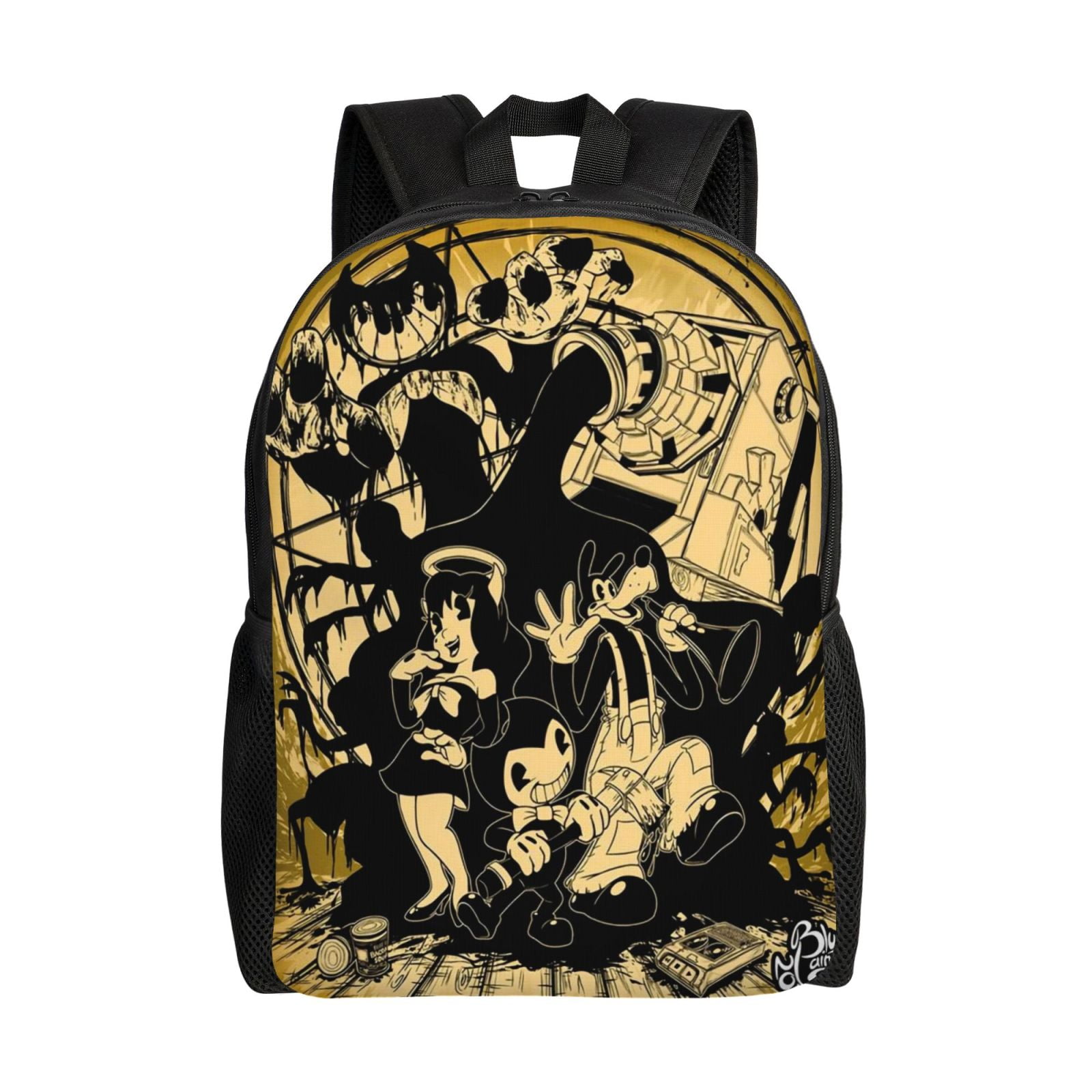 Bendy And The Ink Machine Backpack, 3D Printed Cartoon Laptop Bag ...