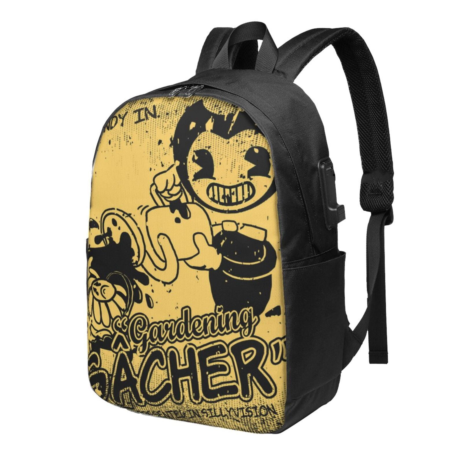Bendy And The Ink Machine Backpack Book Bags Casual Daypack For Travel ...