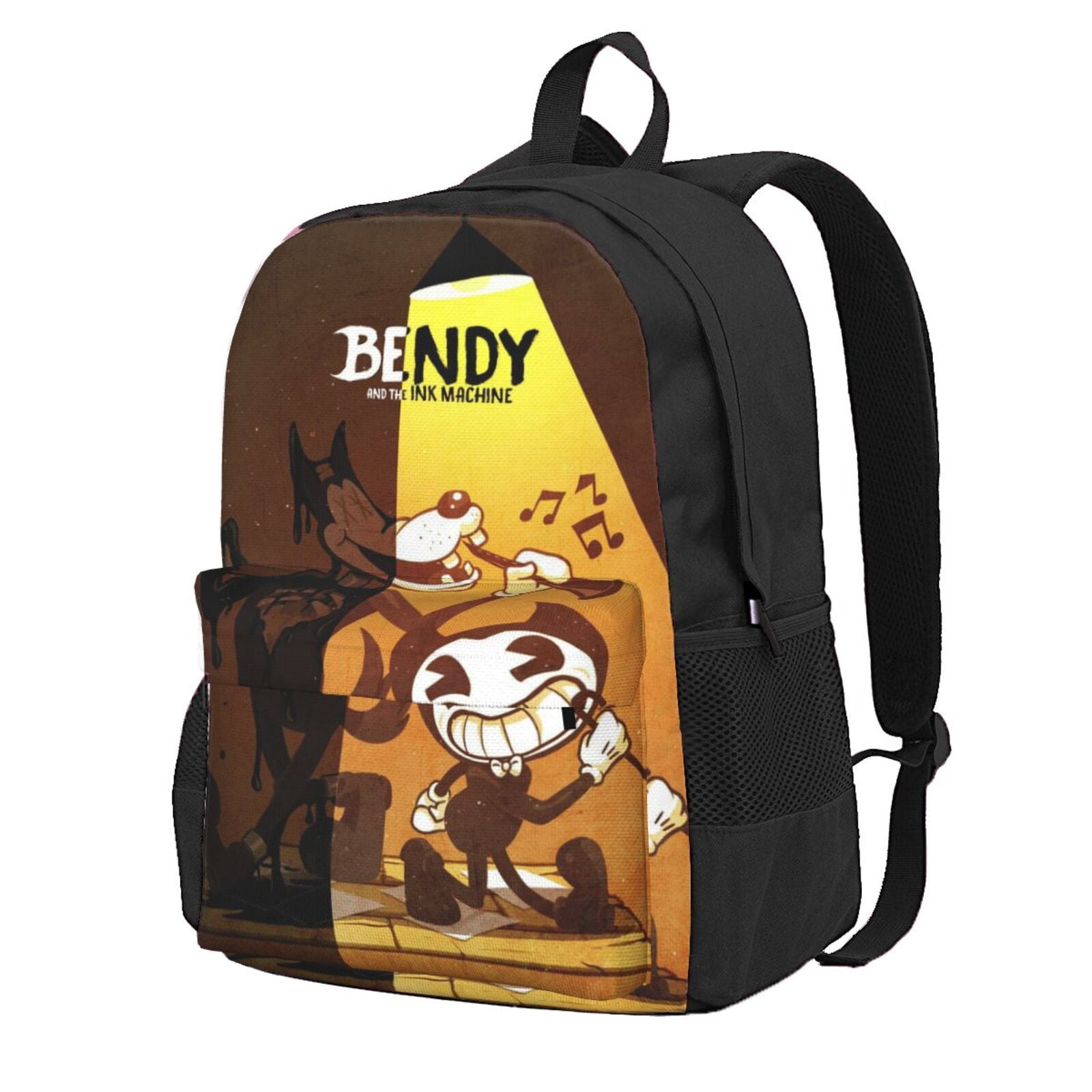 Bendy And The Ink Machine Backpack Book Bags Casual Daypack For Travel ...
