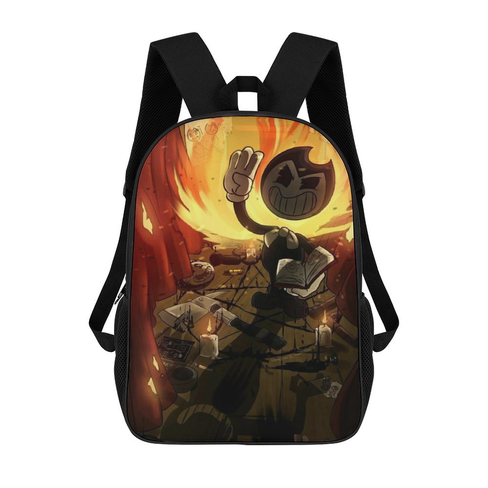 Bendy And The Ink Machine Backpack, Large Capacity Computer Backpack ...