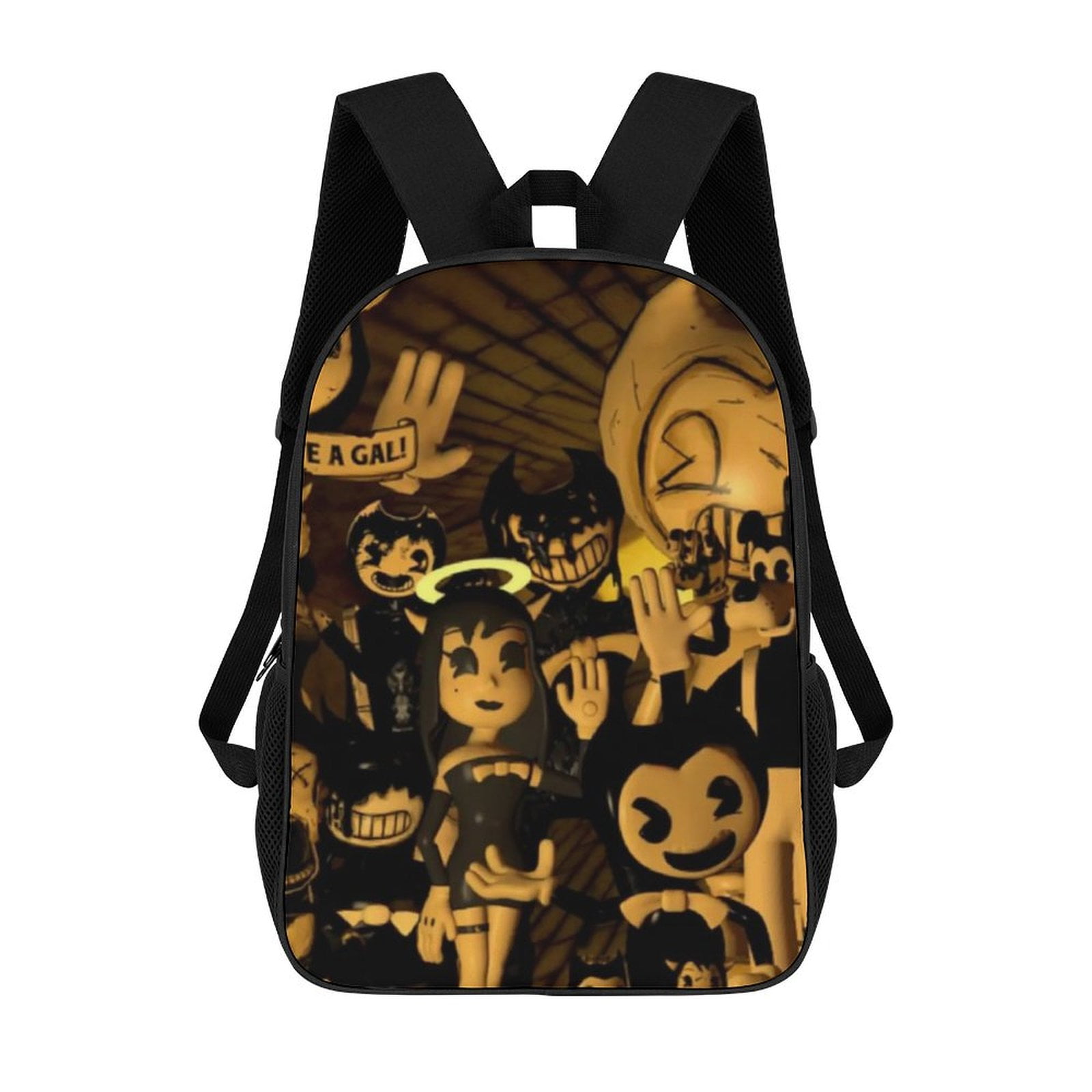 Bendy And The Ink Machine Backpack, Large Capacity Backpack, 17 Inch ...
