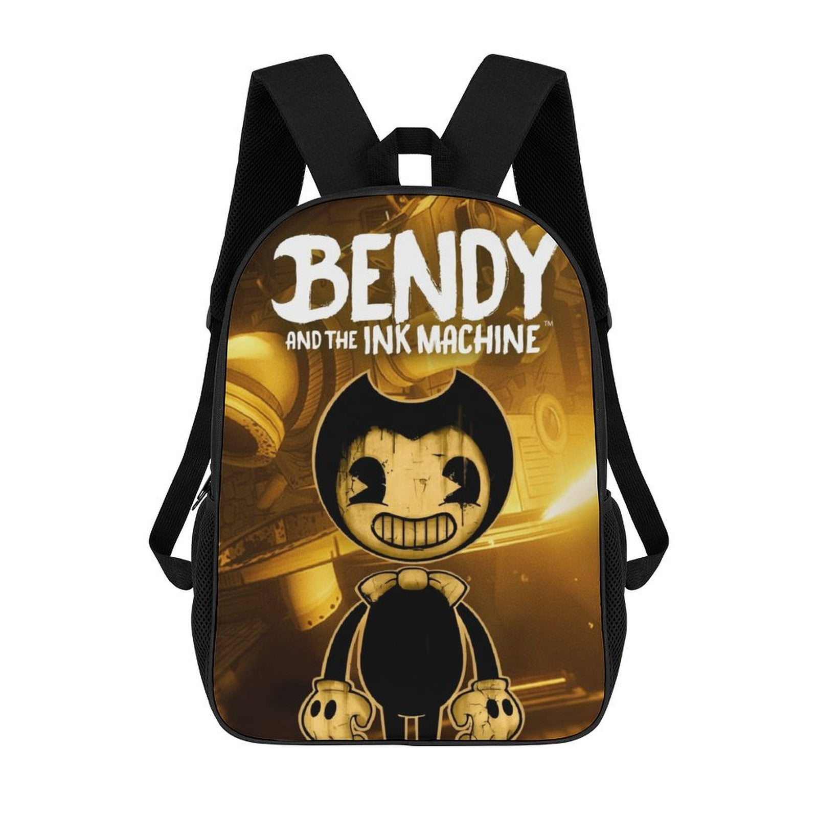 Bendy And The Ink Machine Backpack, Large Capacity Shool Backpack, 17 ...