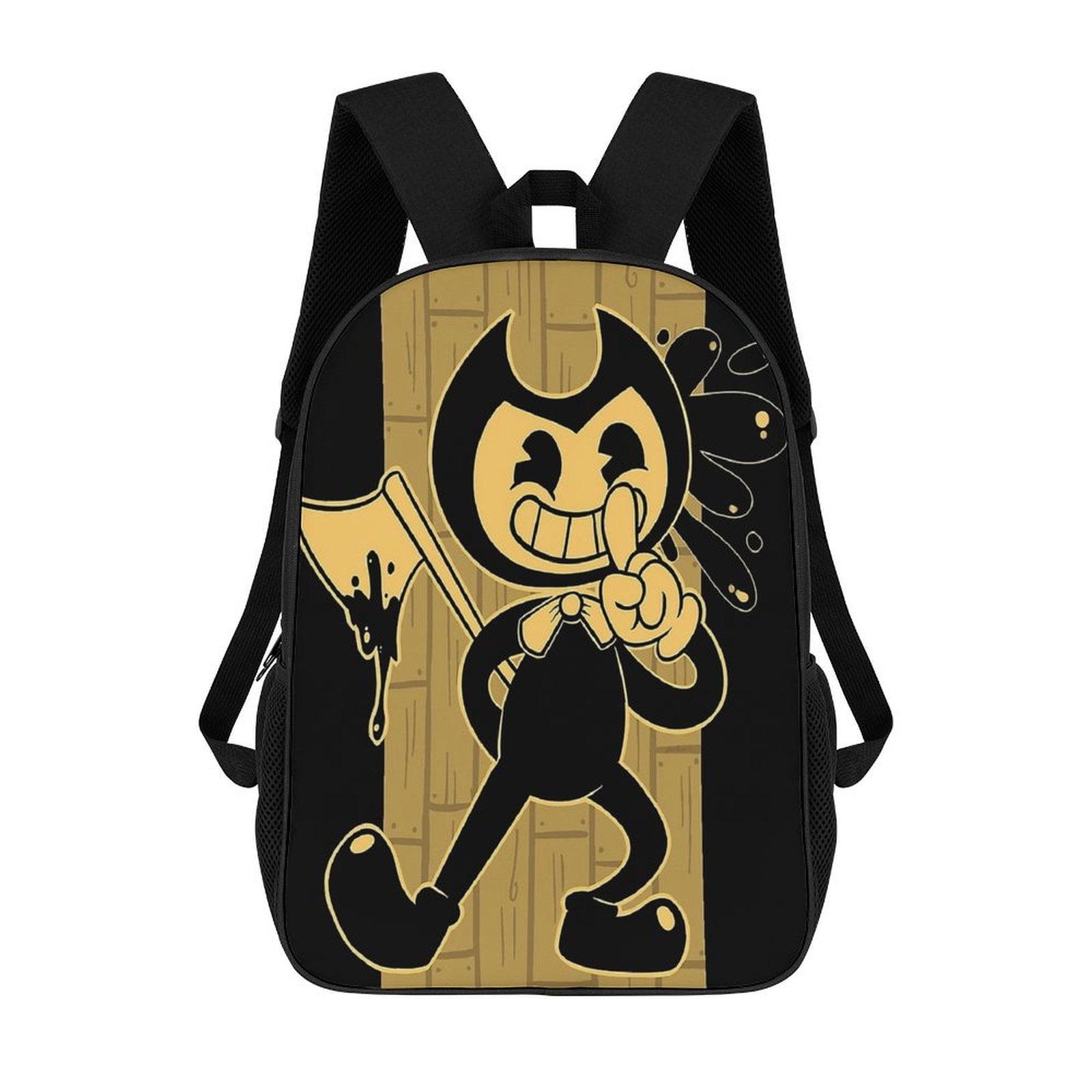 Bendy And The Ink Machine Backpacks 17 Inch Bookbag Casual Daypack ...