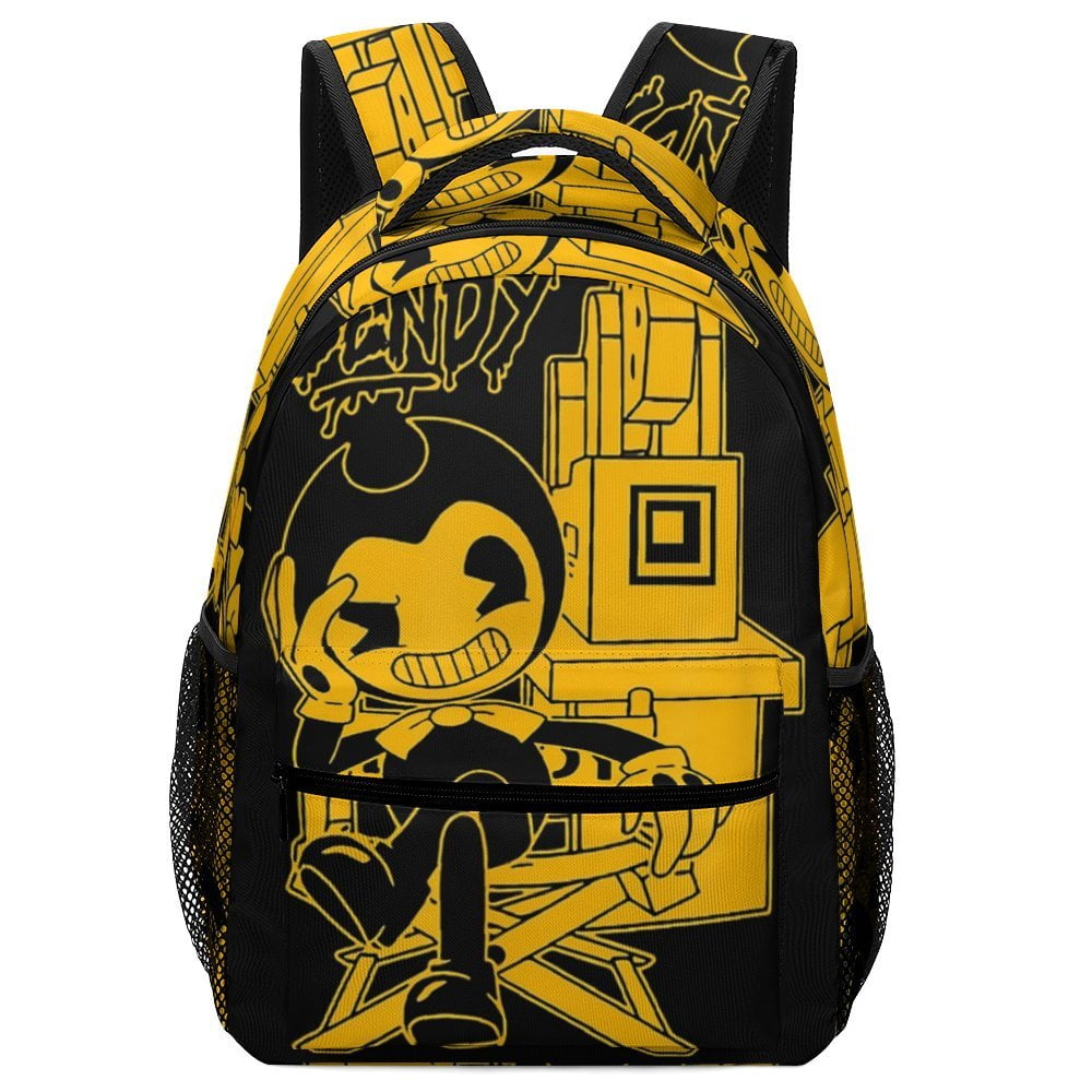 Bendy And The Ink Machine Backpacks Bookbag Casual Daypack Backpacks ...