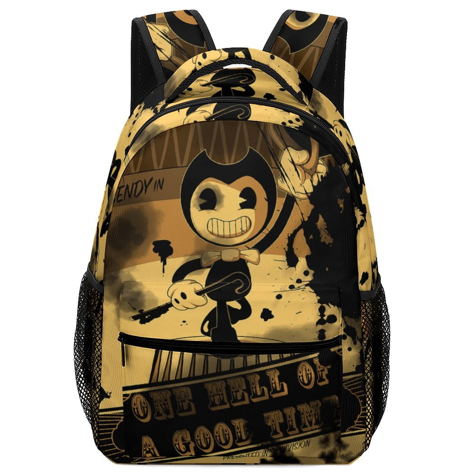 Bendy And The Ink Machine Backpacks Bookbag Casual Daypack Backpacks ...