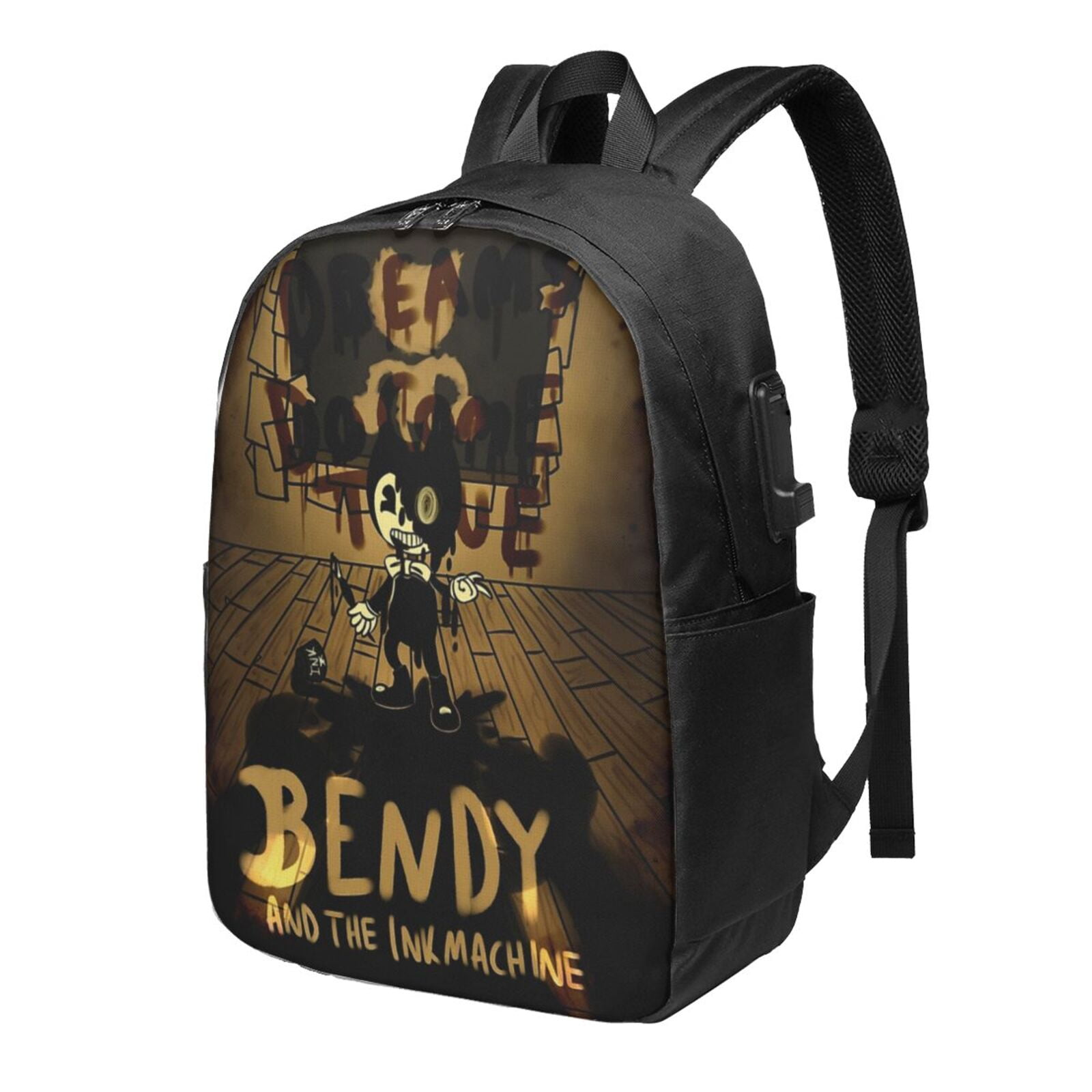 Bendy And The Ink Machine Backpacks Lightweight Bookbags Casual Daypack ...