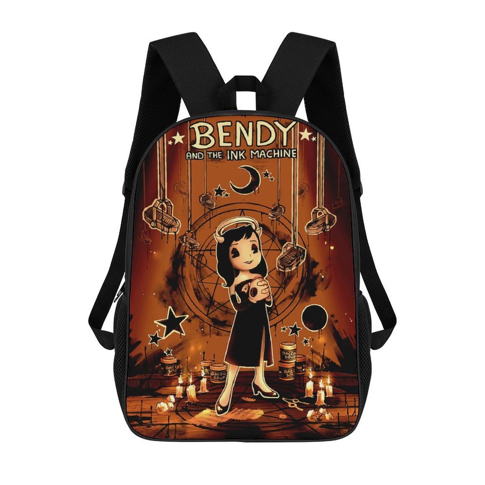 Bendy And The Ink Machine Backpacks Lightweight Bookbags Casual Daypack ...