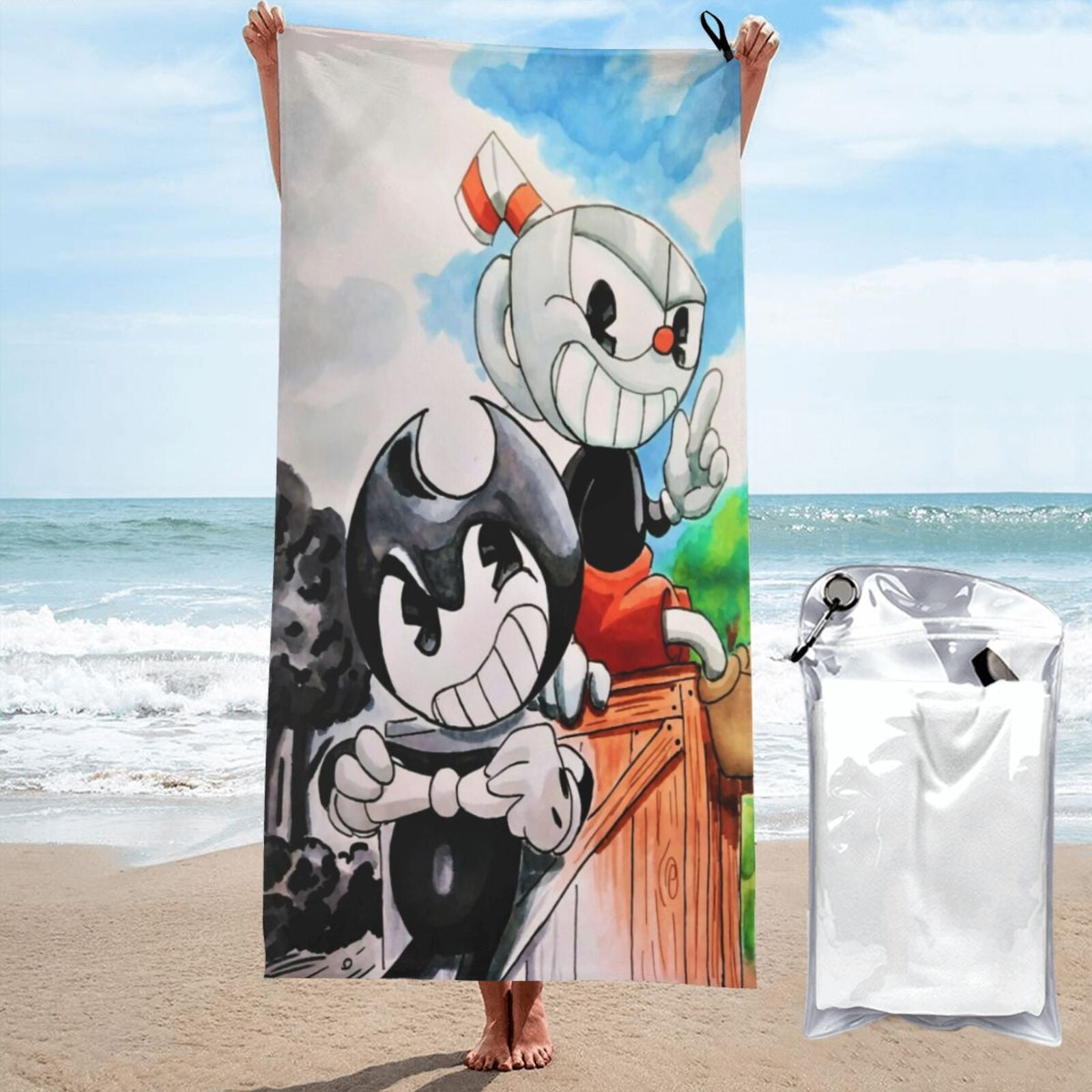 Bendy And The Ink Machine Beach Towels, Print Quick Dry Lightweight ...