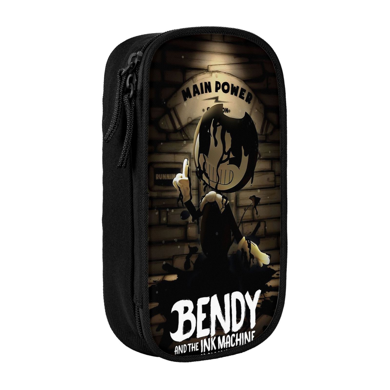 Bendy And The Ink Machine Big Capacity Pencil Case Bag With Zipper ...