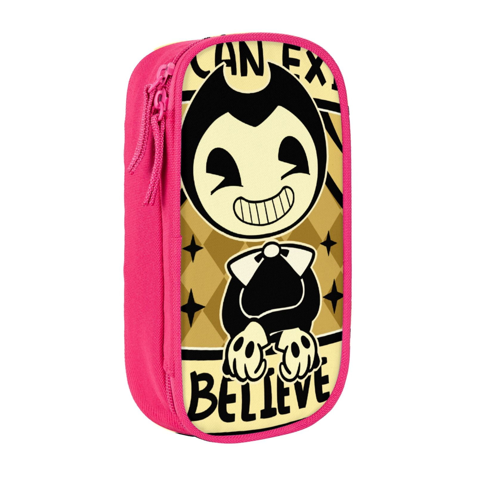 Bendy And The Ink Machine Big Capacity Pencil Case, Large Pencil Pouch ...