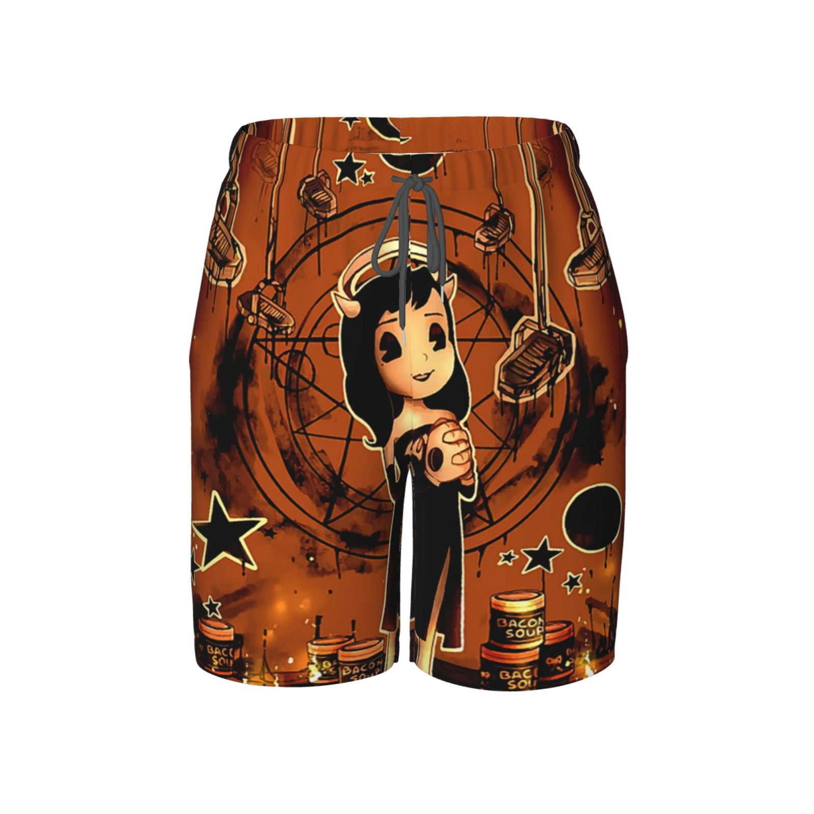Bendy And The Ink Machine Boy'S Swim Trunks Quick Dry Board Shorts Kids ...