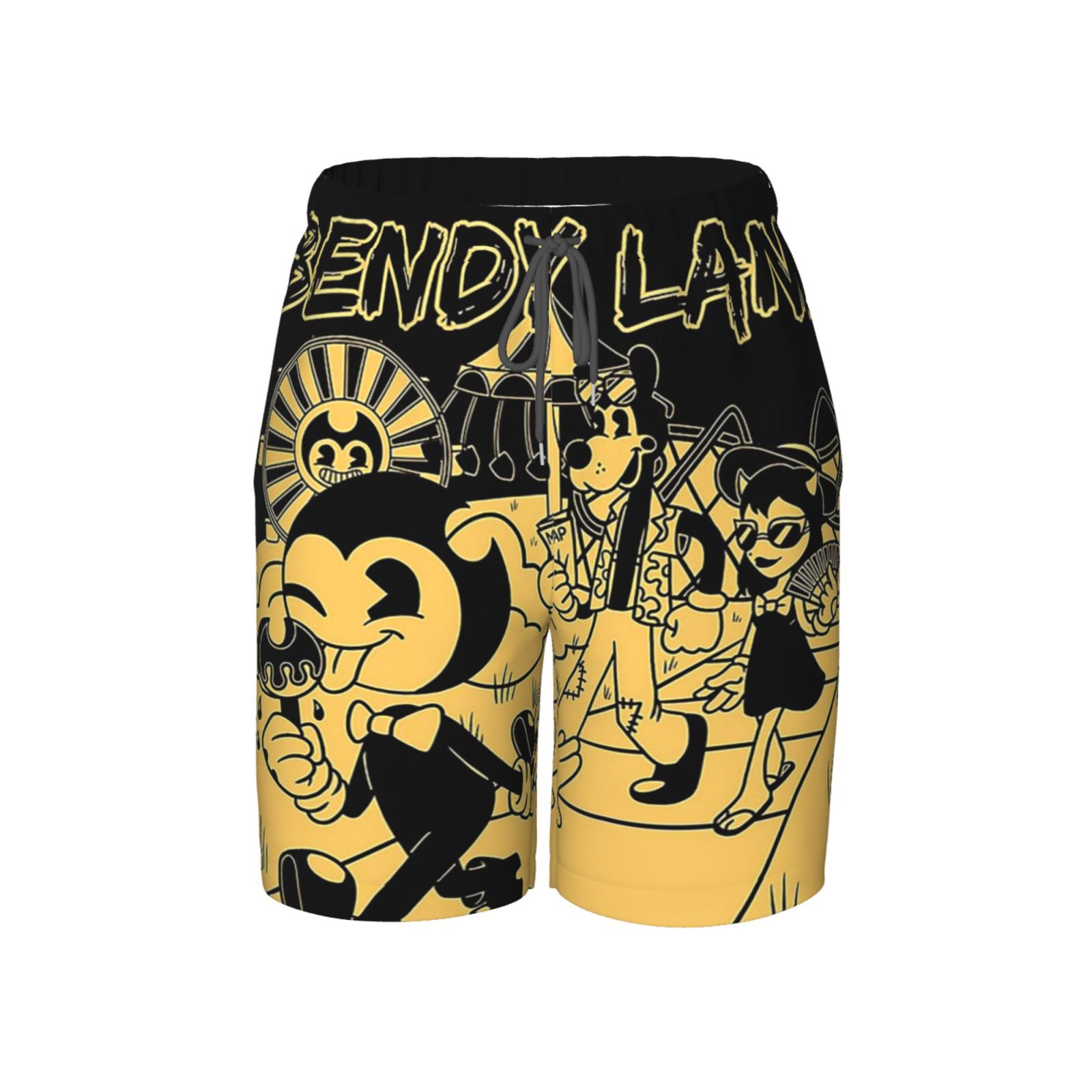 Bendy And The Ink Machine Boy'S Swim Trunks Quick Dry Board Shorts Kids ...