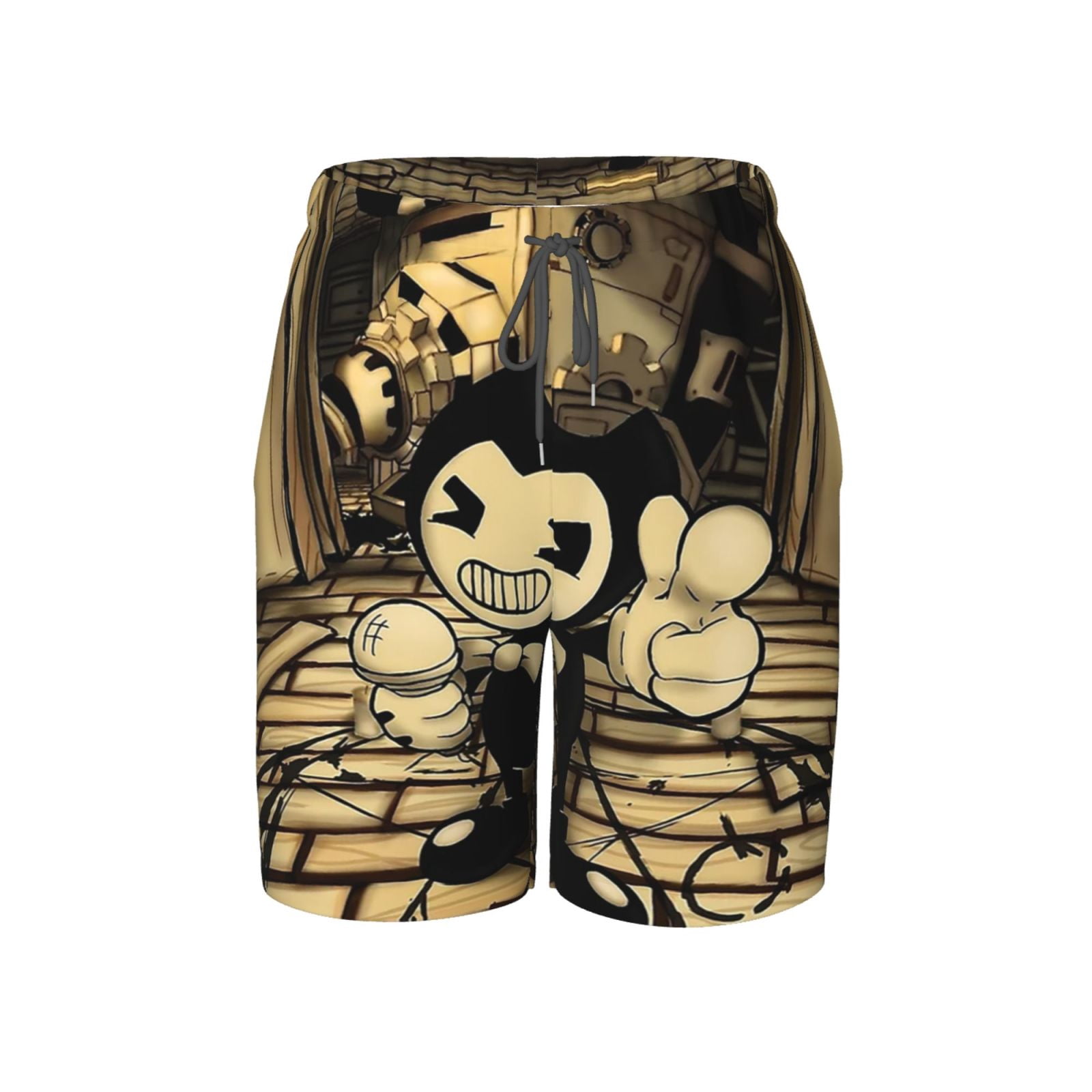 Bendy And The Ink Machine Boy'S Swim Trunks Quick Dry Board Shorts Kids ...