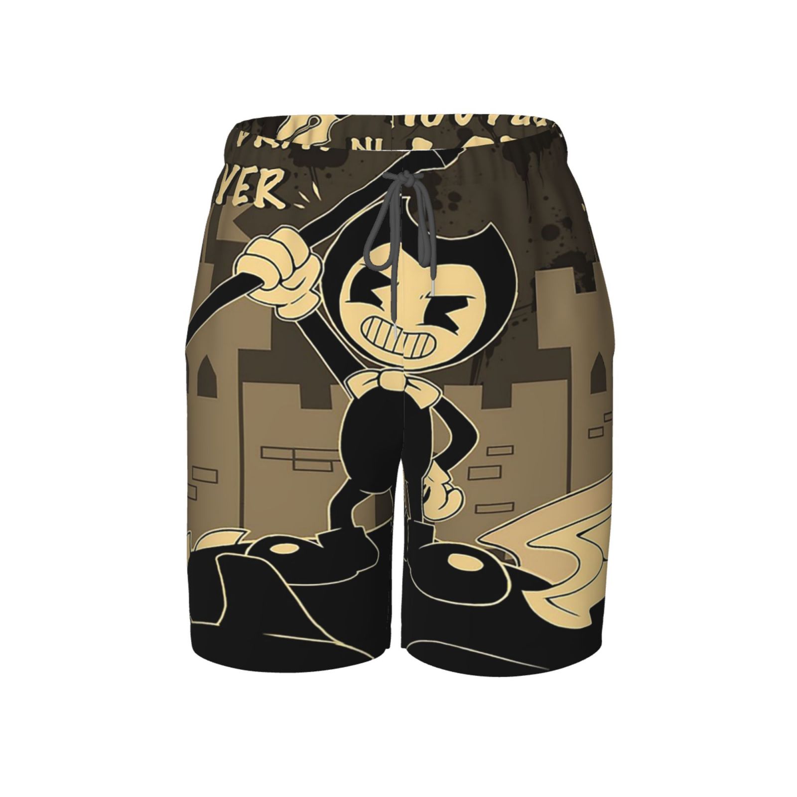 Bendy And The Ink Machine Boy'S Swim Trunks Quick Dry Board Shorts Kids ...