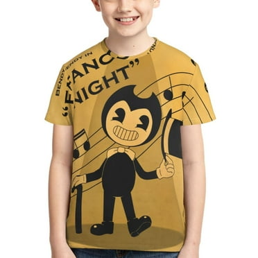 Bendy And The Ink Machine Boys T-Shirt And Shorts Outfit Set Athletic ...