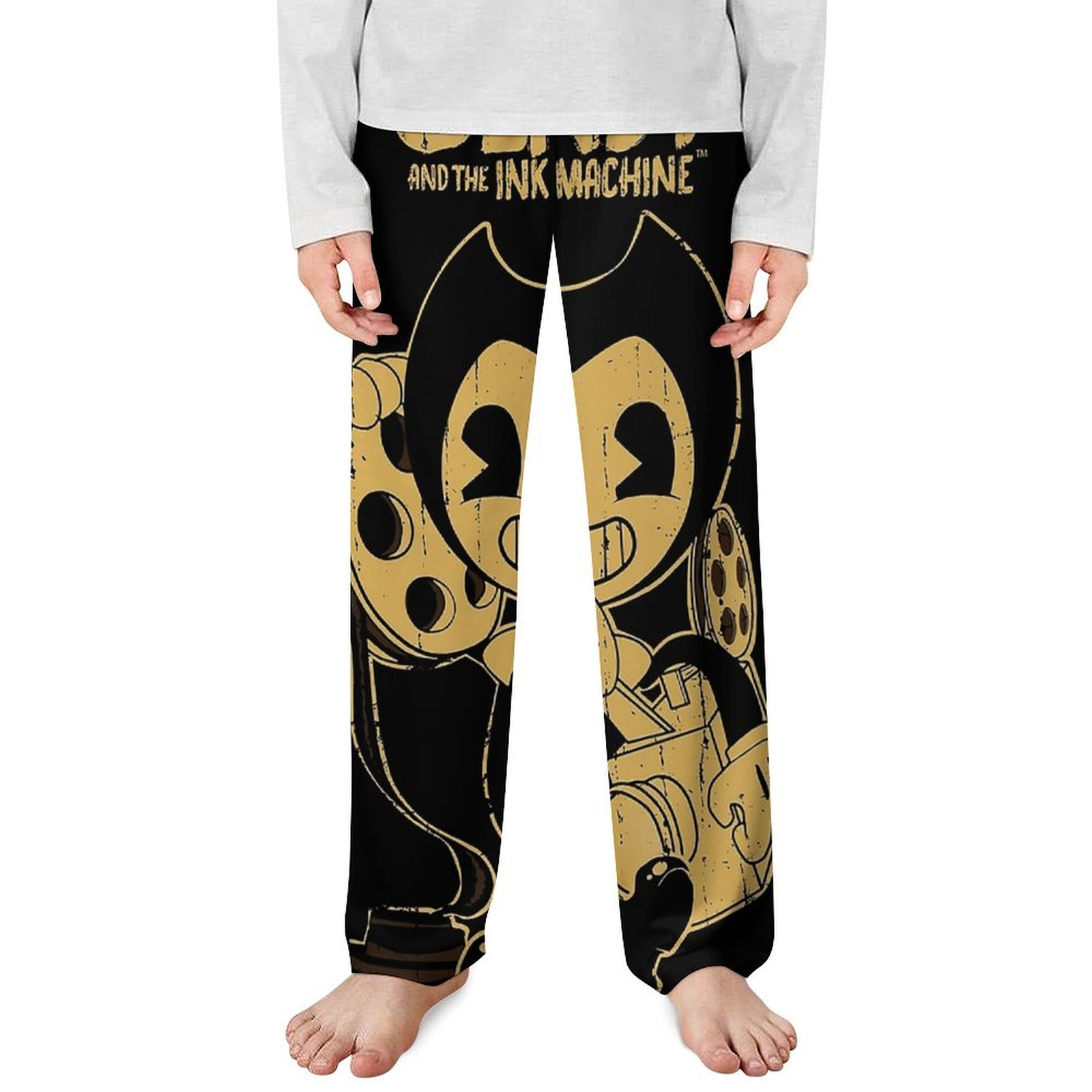 Bendy And The Ink Machine Boys Girls Pajamas Pants Soft Elastic Waist ...