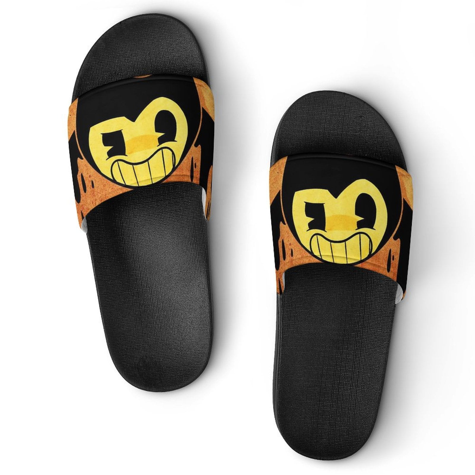 Bendy And The Ink Machine Boys Slide Sandals, Comfort Casual Pool Slide ...