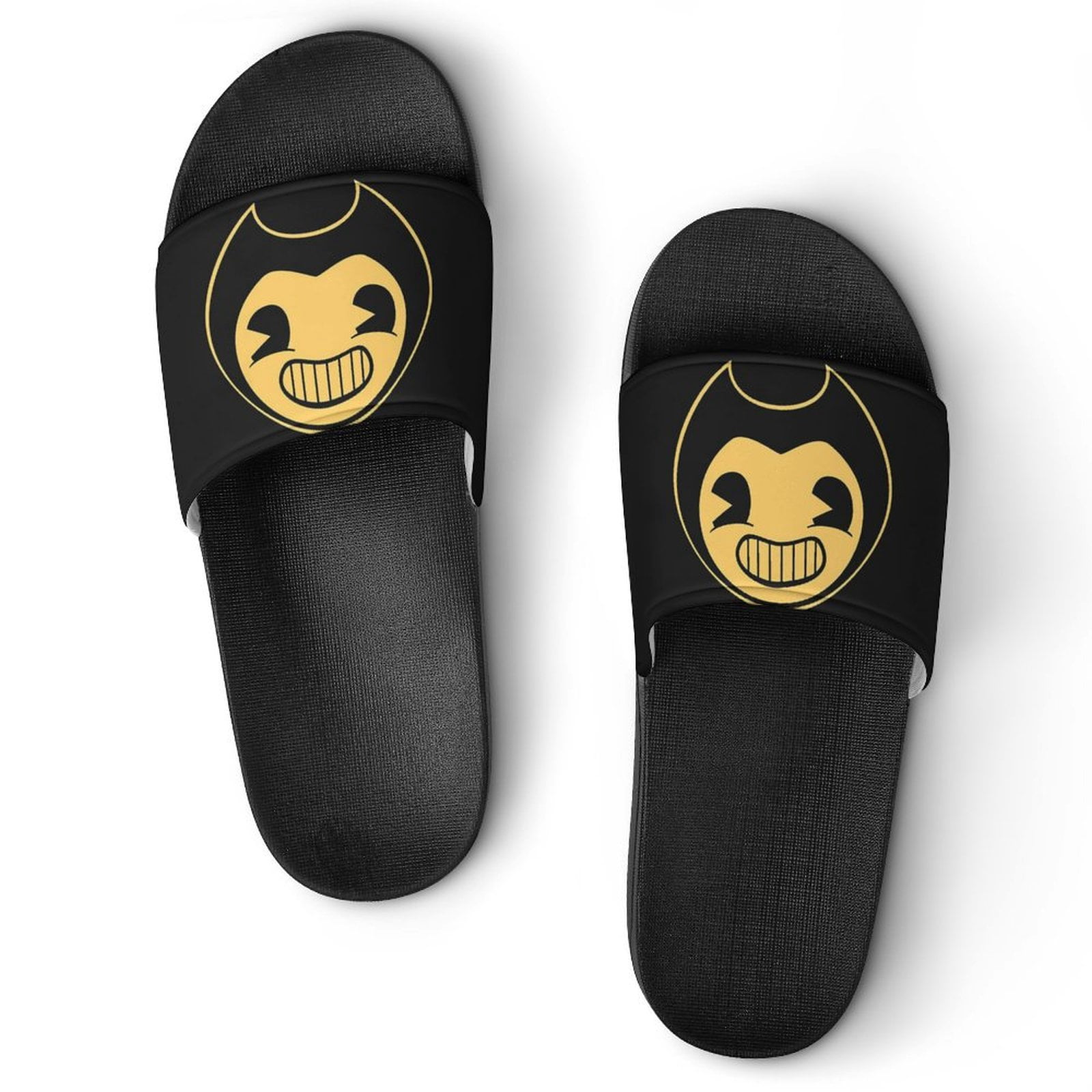 Bendy And The Ink Machine Boys Slide Sandals, Comfort Casual Pool Slide ...