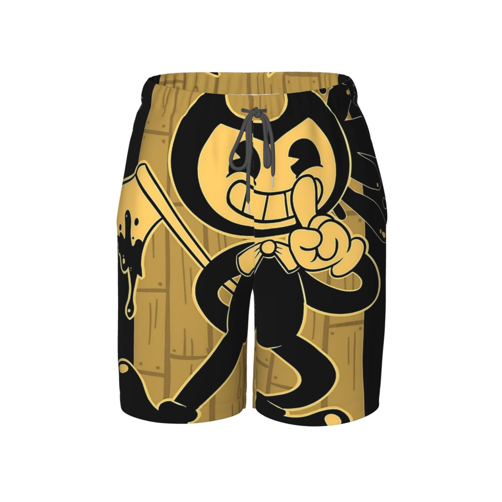 Bendy And The Ink Machine Boys Swim Trunks Quick Dry Swim Shorts Kids Bathing Suits Boy Swimsuit ...