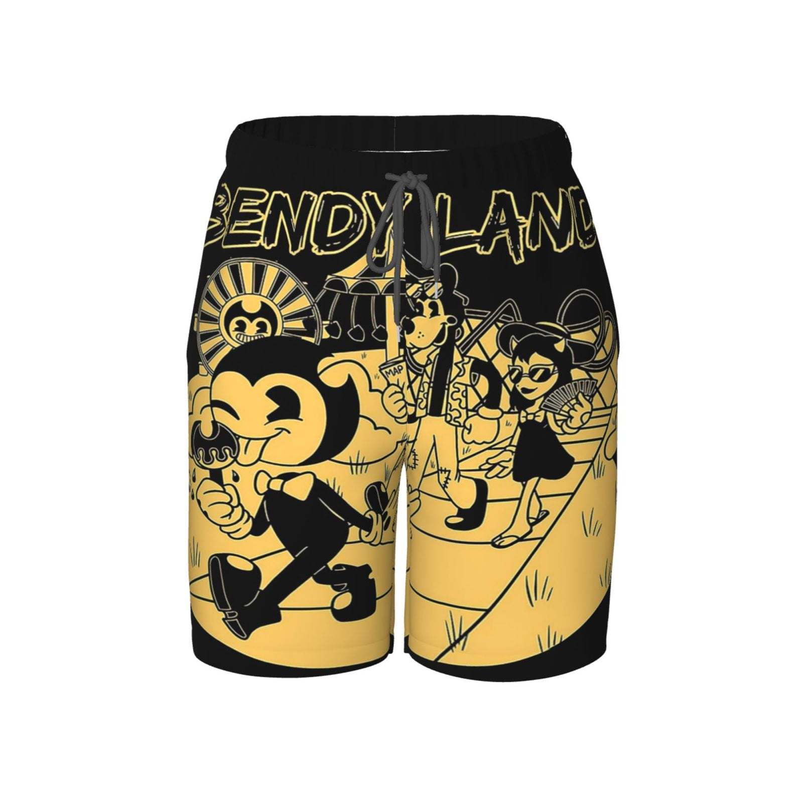 Bendy And The Ink Machine Boys Swim Trunks Quick Dry Swim Shorts Kids ...