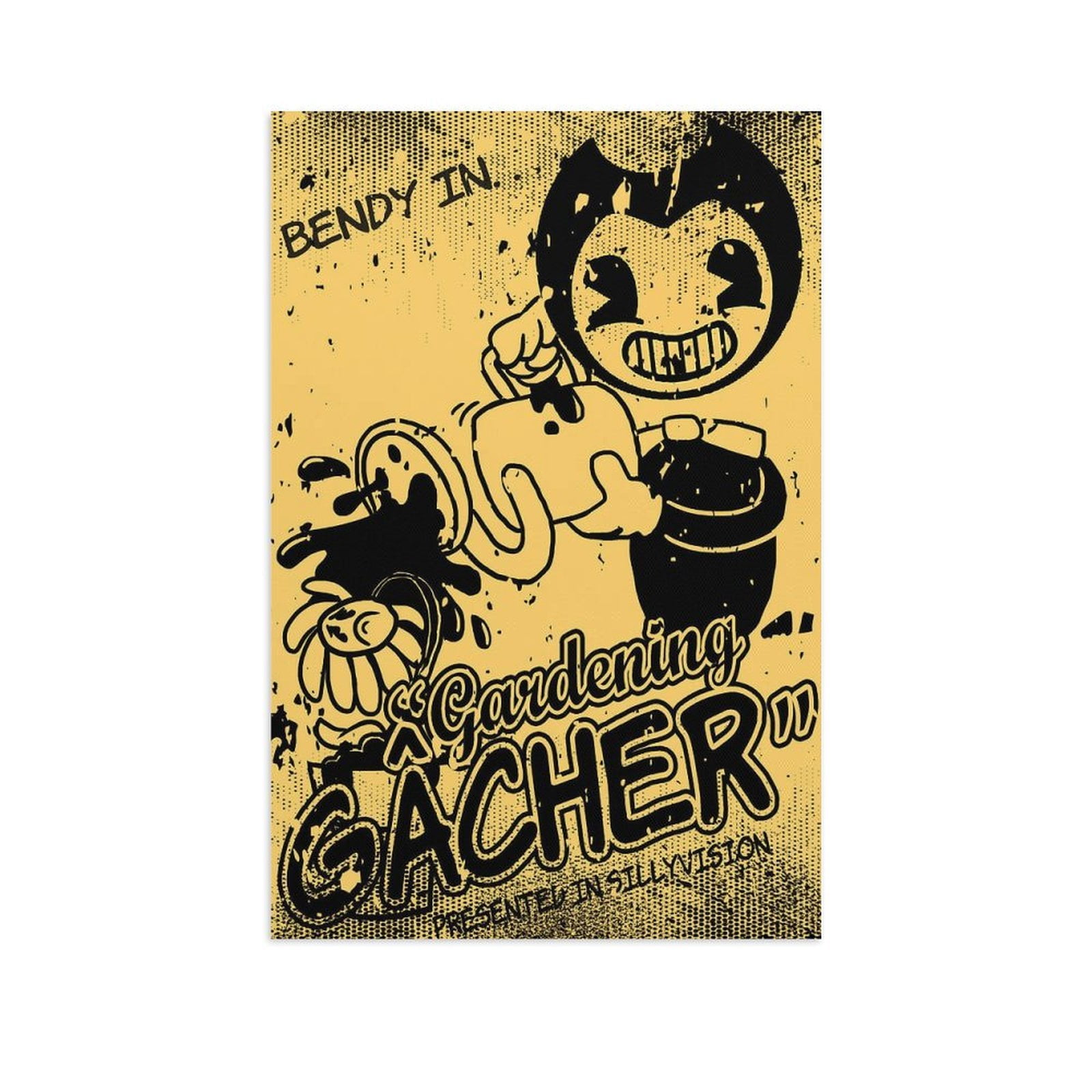Bendy And The Ink Machine Canvas Wall Art Painting Artwork Picutures ...