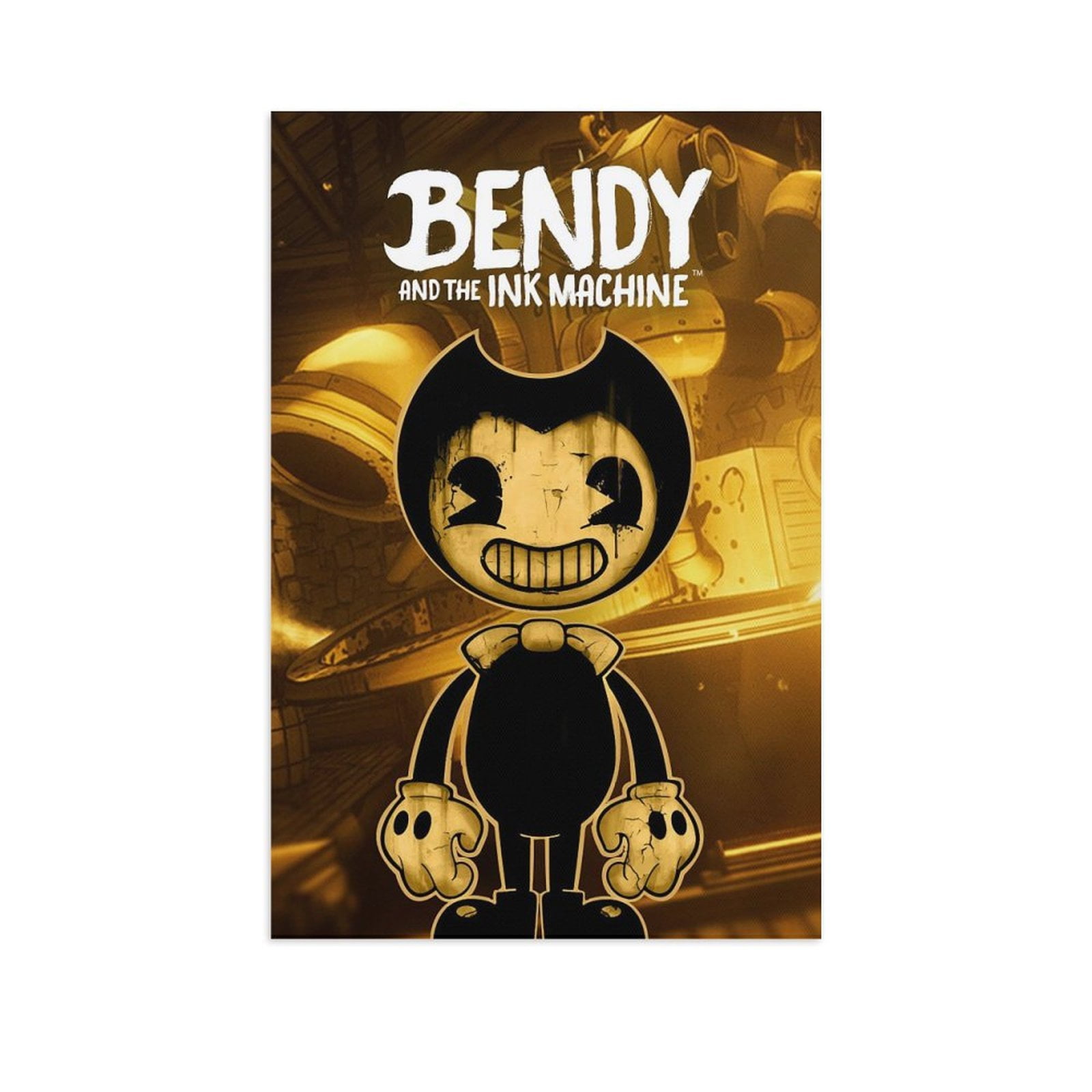 Bendy And The Ink Machine Canvas Wall Art Painting Artwork Picutures ...