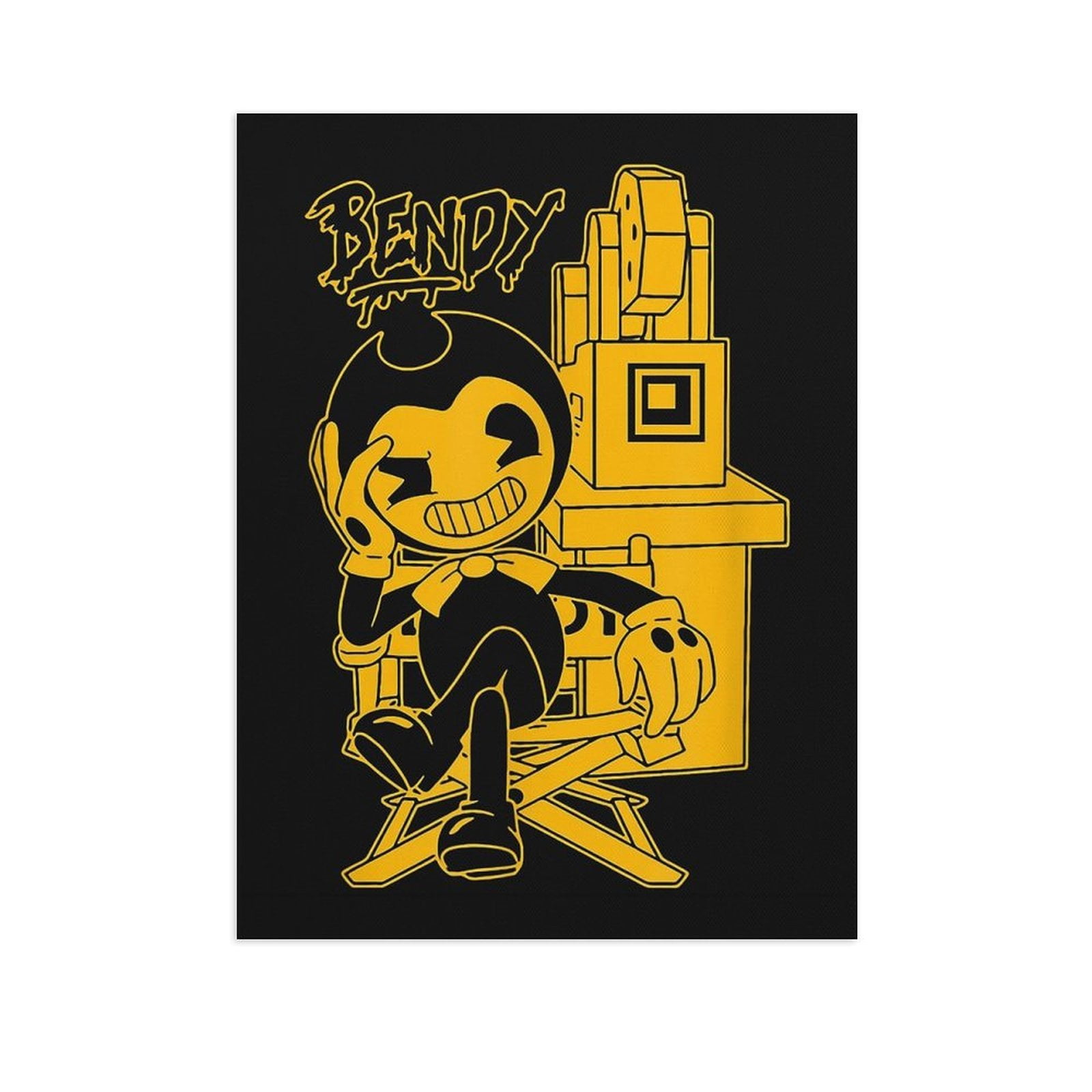 Bendy And The Ink Machine Canvas Wall Art Painting Artwork Picutures ...