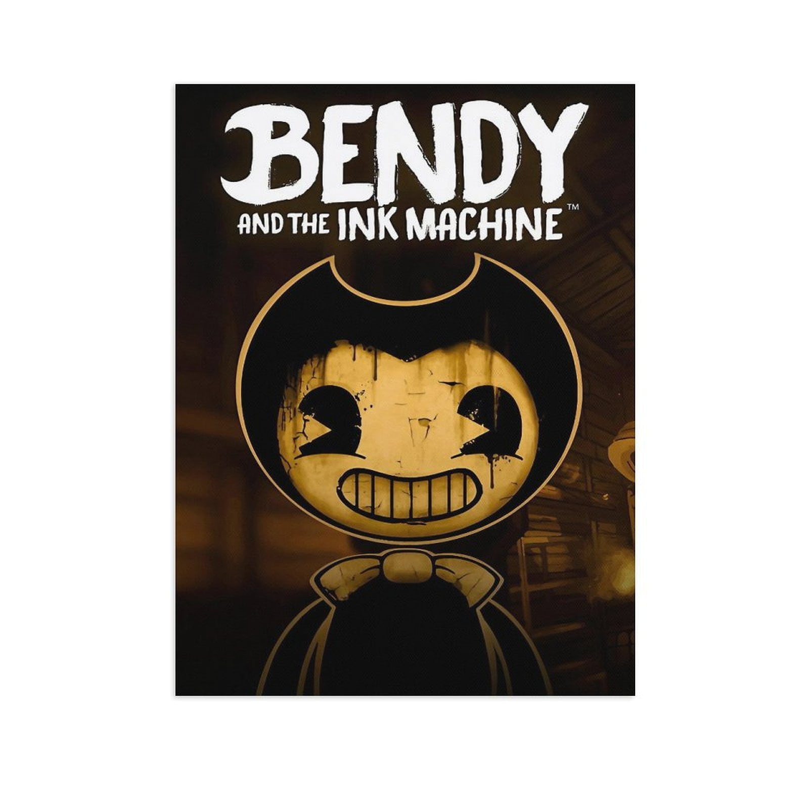 Bendy And The Ink Machine Canvas Wall Art Painting Artwork Picutures ...