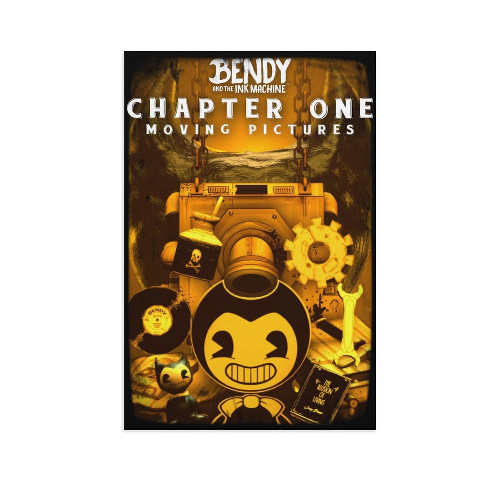 Bendy And The Ink Machine Canvas Wall Art Painting Artwork Picutures ...