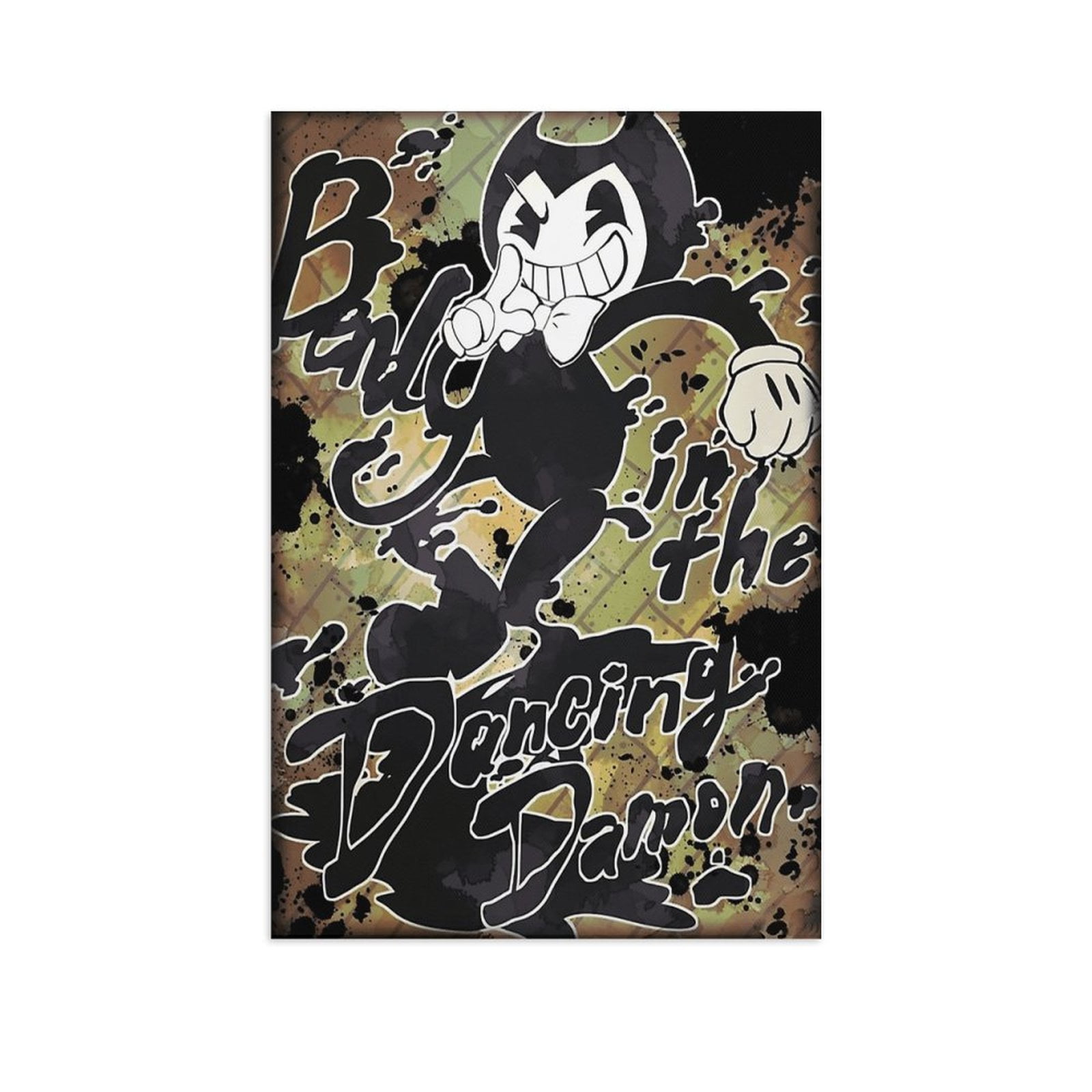 Bendy And The Ink Machine Canvas Wall Art Painting Artwork Picutures ...