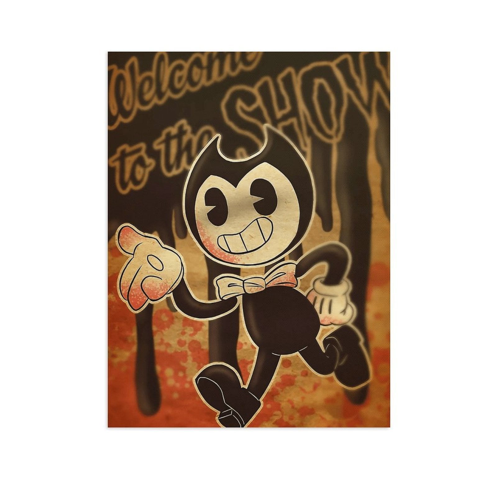 Bendy And The Ink Machine Canvas Wall Art Painting Artwork Picutures ...