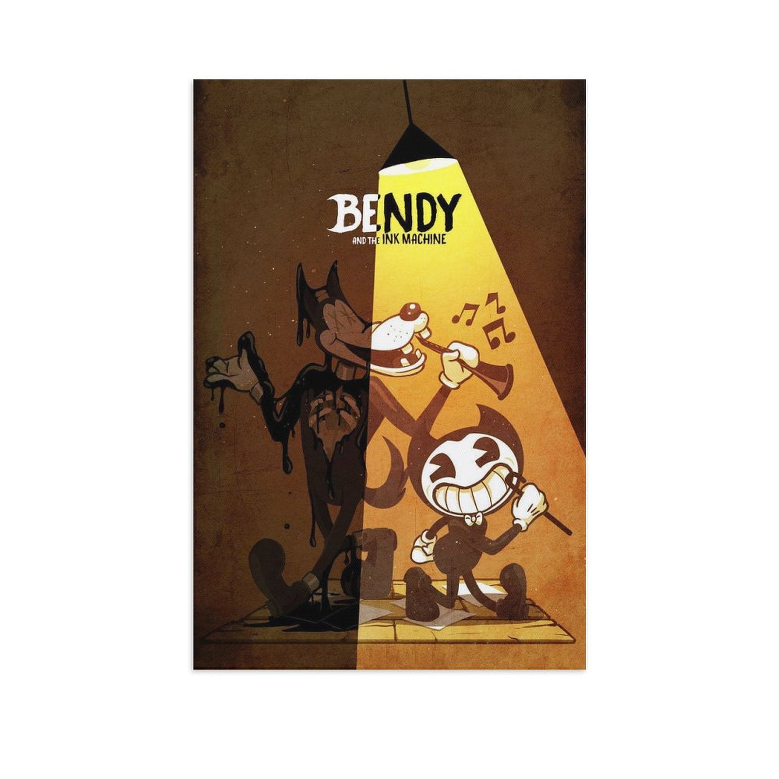 Bendy And The Ink Machine Canvas Wall Art Painting Artwork Picutures ...