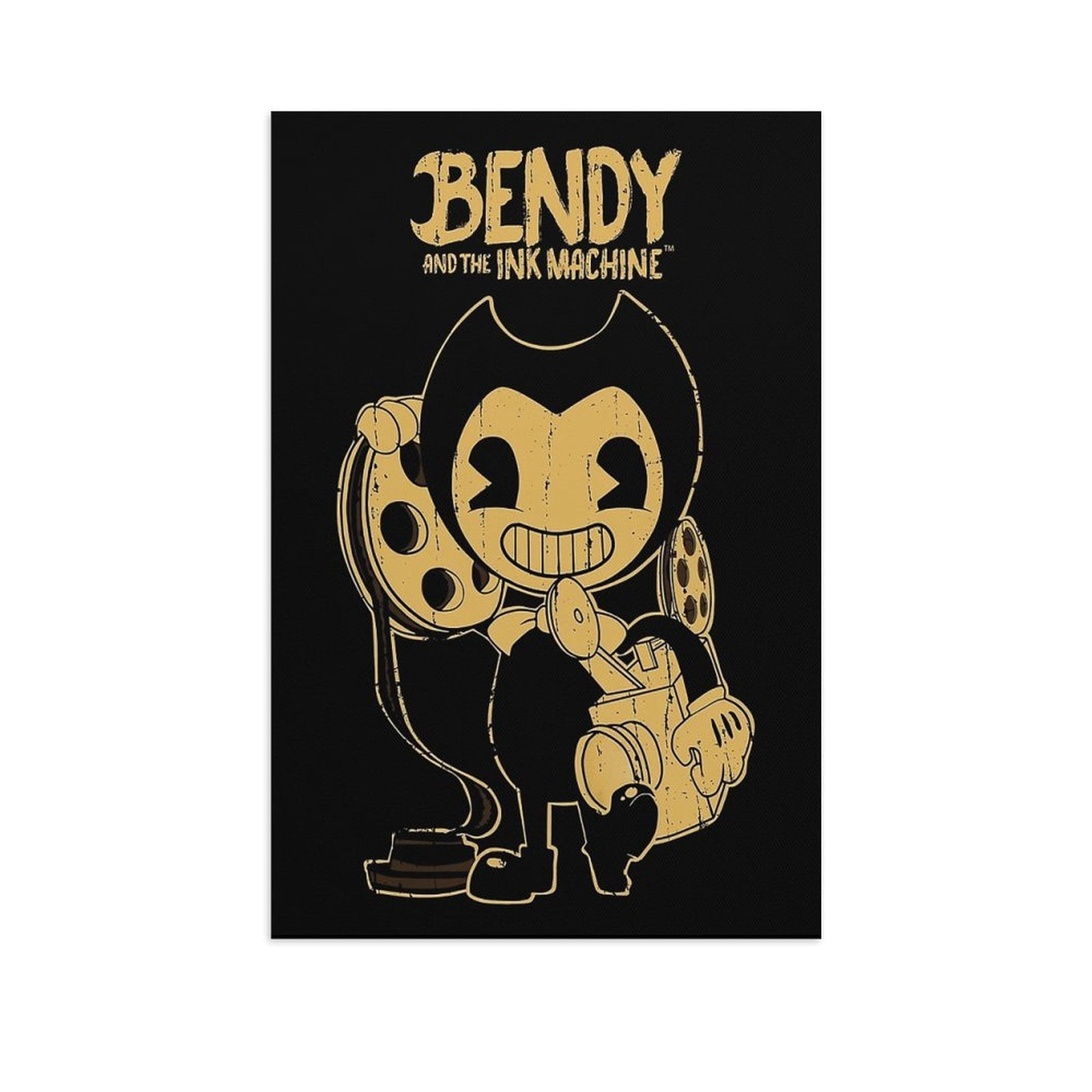 Bendy And The Ink Machine Canvas Wall Art Painting Artwork Picutures ...
