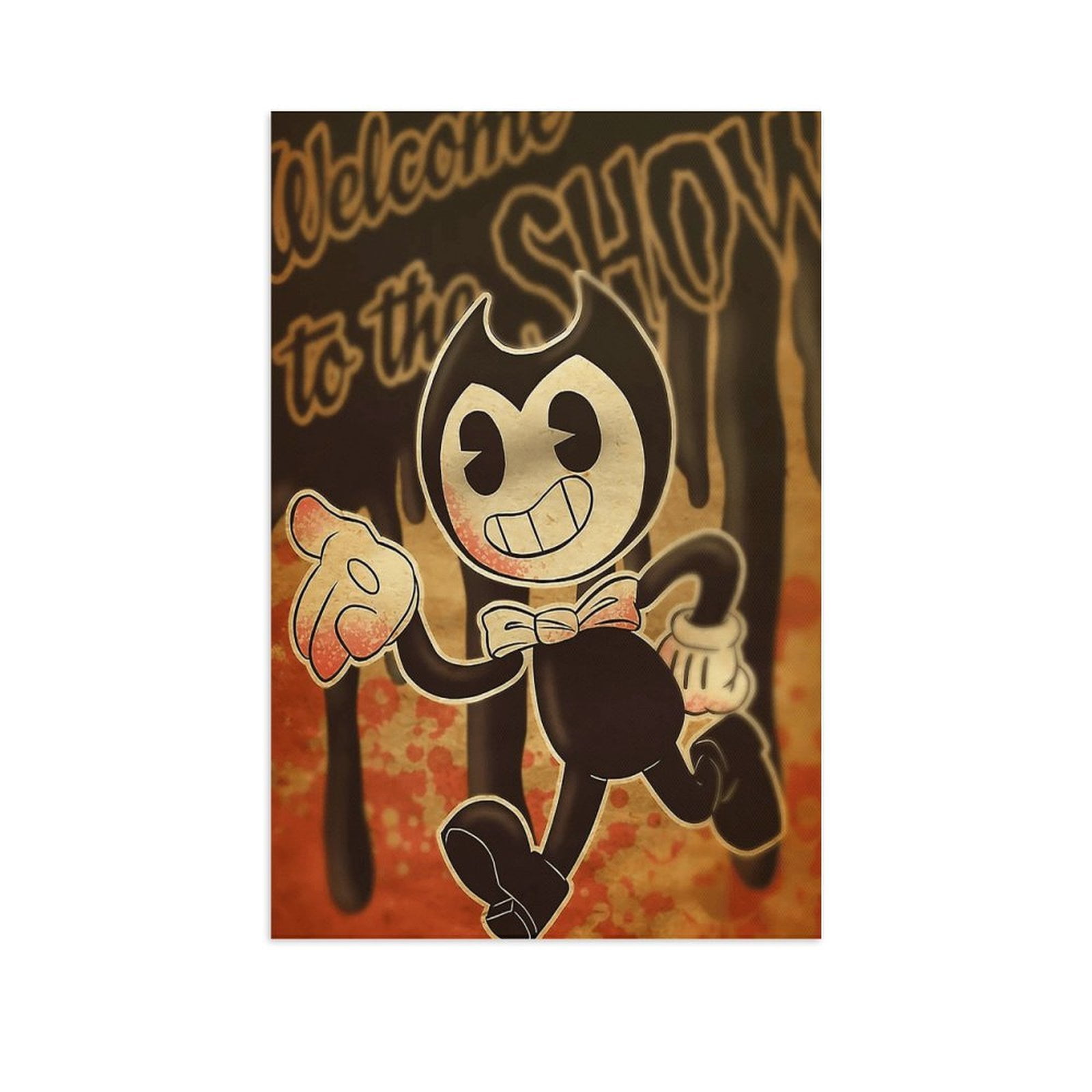 Bendy And The Ink Machine Canvas Wall Art Painting Artwork Picutures ...
