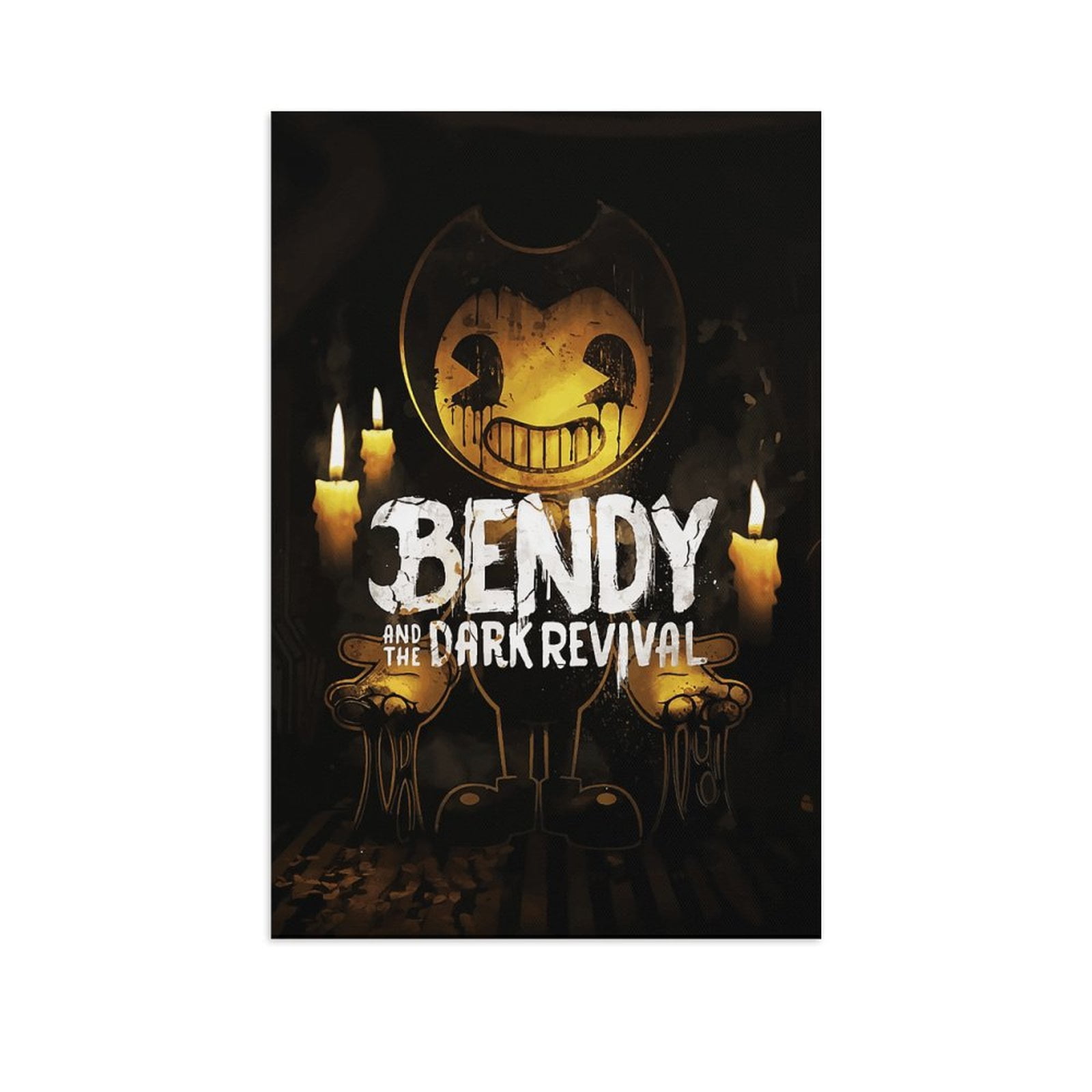 Bendy And The Ink Machine Canvas Wall Art Painting Artwork Picutures ...