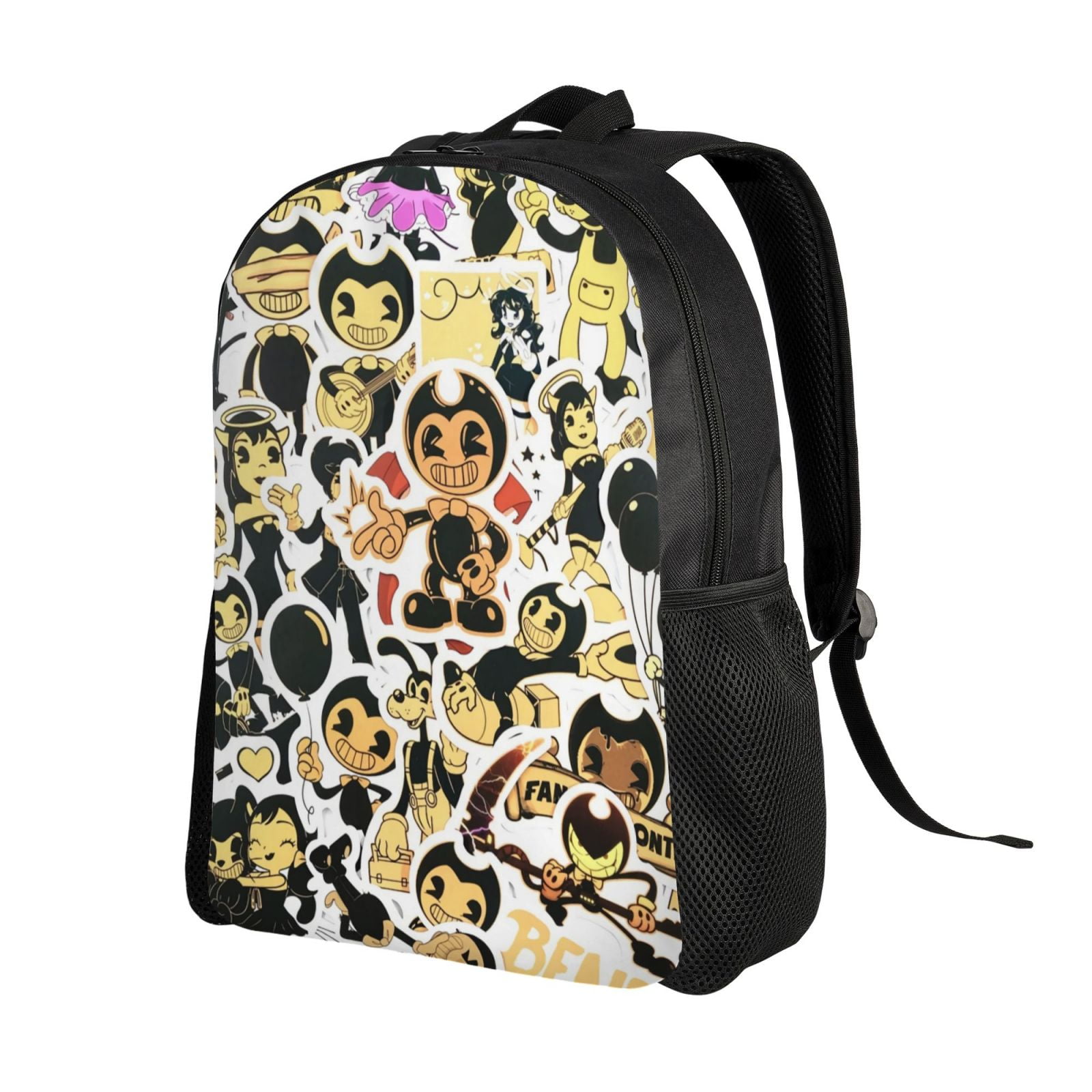 Bendy And The Ink Machine Cartoon Backpack, 3D Printed Student Kids ...