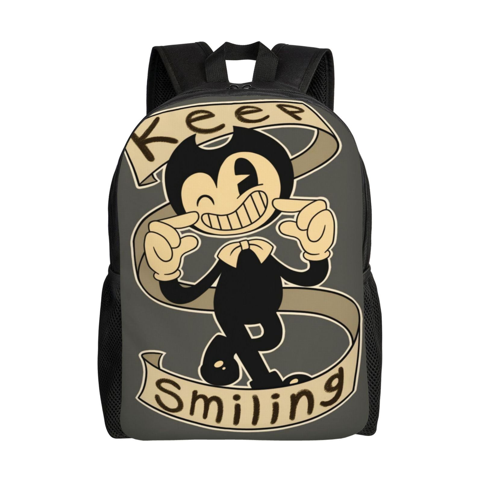 Bendy And The Ink Machine Cartoon Backpack Cute Large Capacity Casual ...