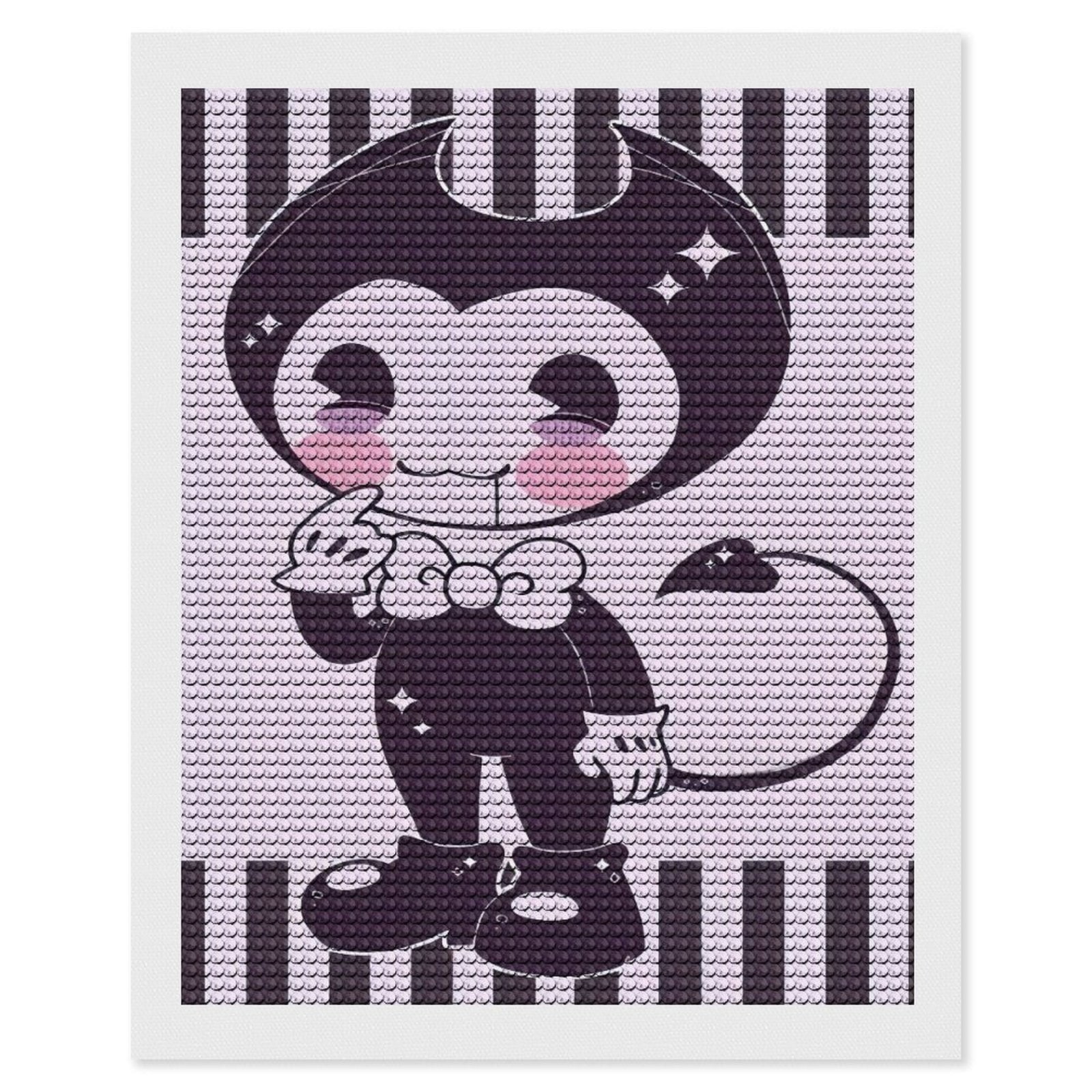 Bendy And The Ink Machine Cartoon diamond painting suitable for home ...