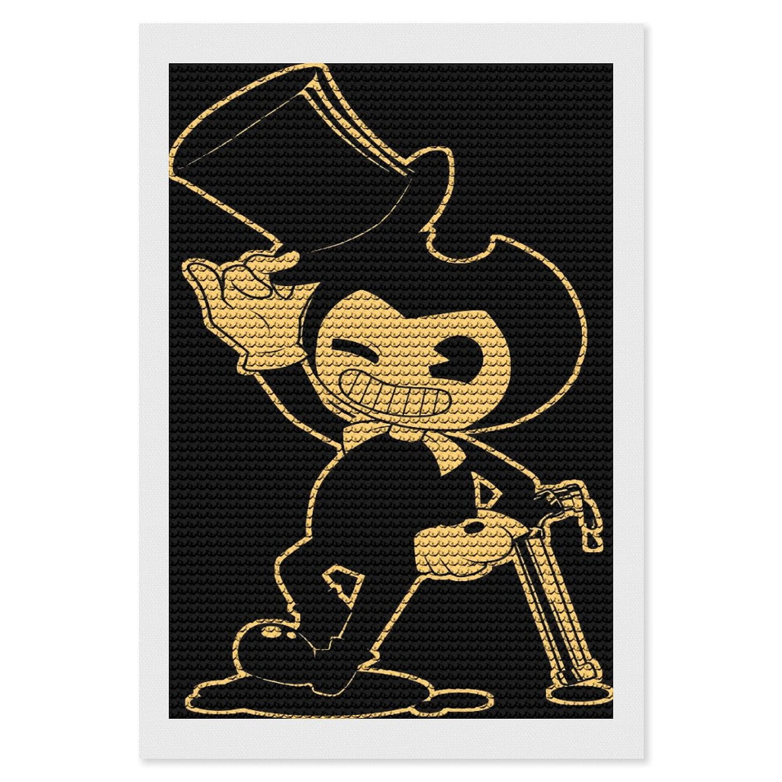 Bendy And The Ink Machine Cartoon diamond painting suitable for home ...