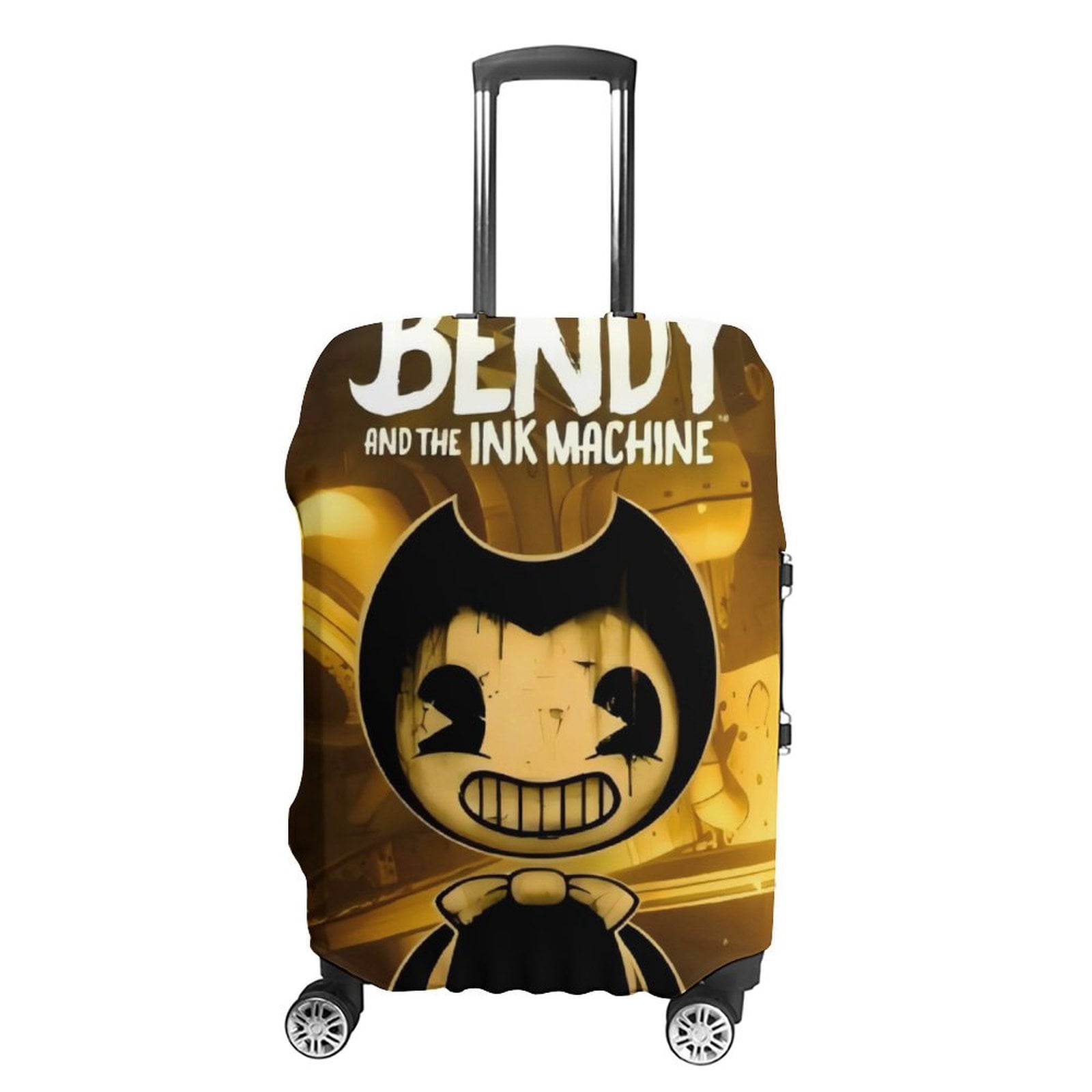 Bendy And The Ink Machine Cartoon suitcase protective cover travel ...