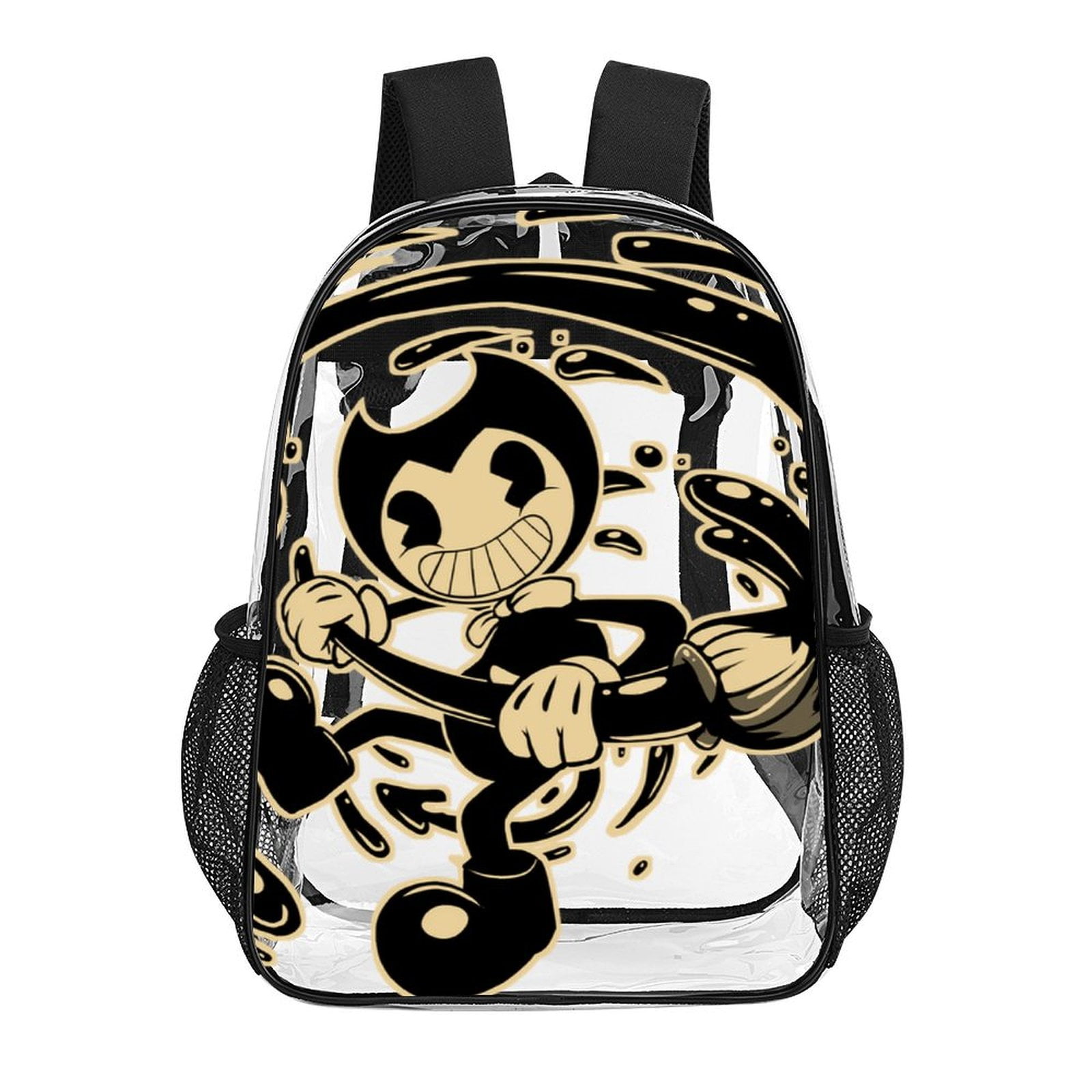 Bendy And The Ink Machine Clear Backpack Heavy Duty See Through Book ...