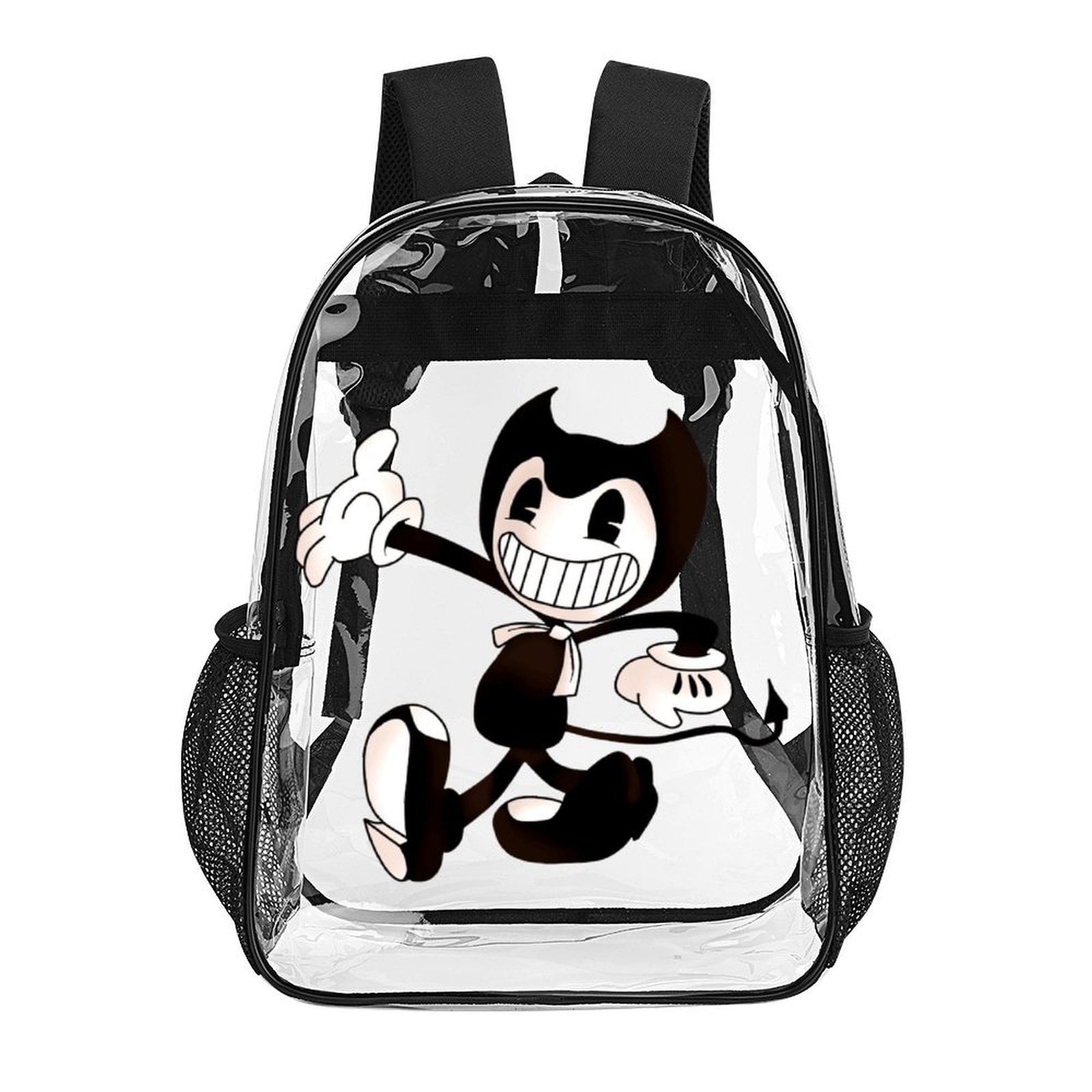 Bendy And The Ink Machine Clear Backpack Heavy Duty Transparent Bag See ...