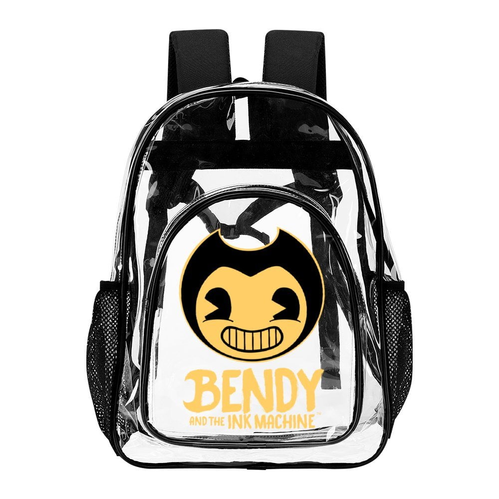 Bendy And The Ink Machine Clear Backpack See Through Backpack Heavy ...