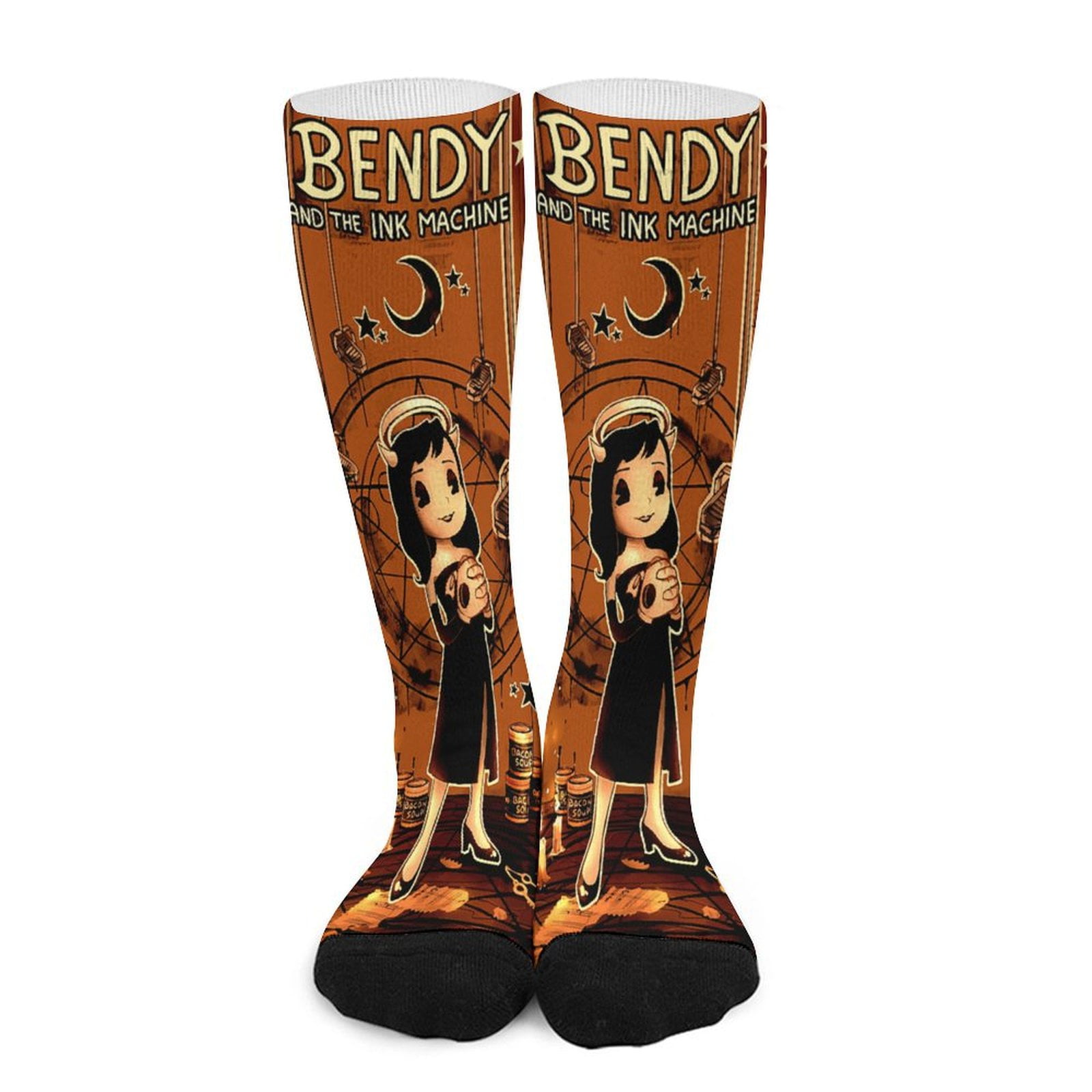 Bendy And The Ink Machine Compression Socks For Women And Men Knee High ...