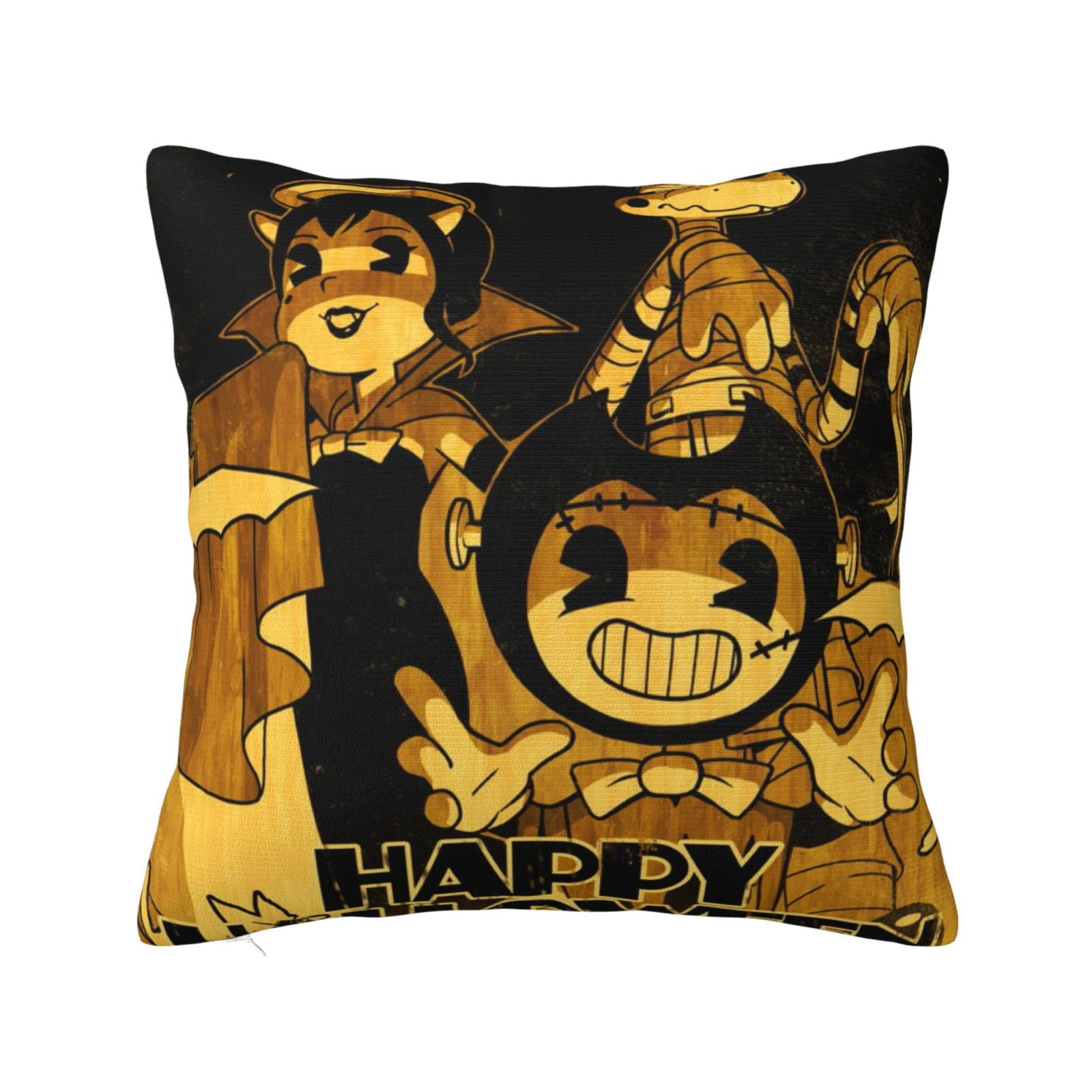 Bendy And The Ink Machine Decorative Square Throw Pillow Covers 12"X12 ...