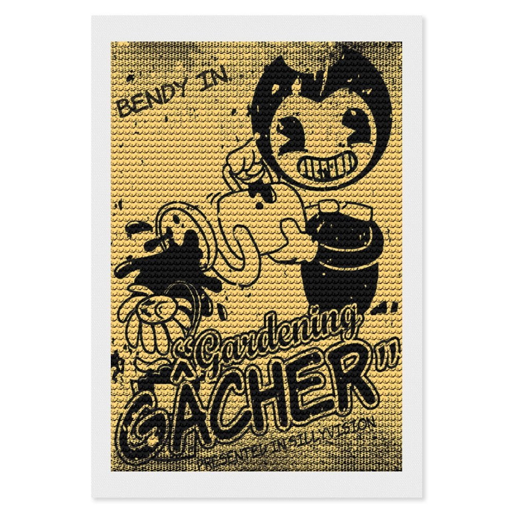 Bendy And The Ink Machine Diamond Art Kits for Adults 5D Diamond Art ...