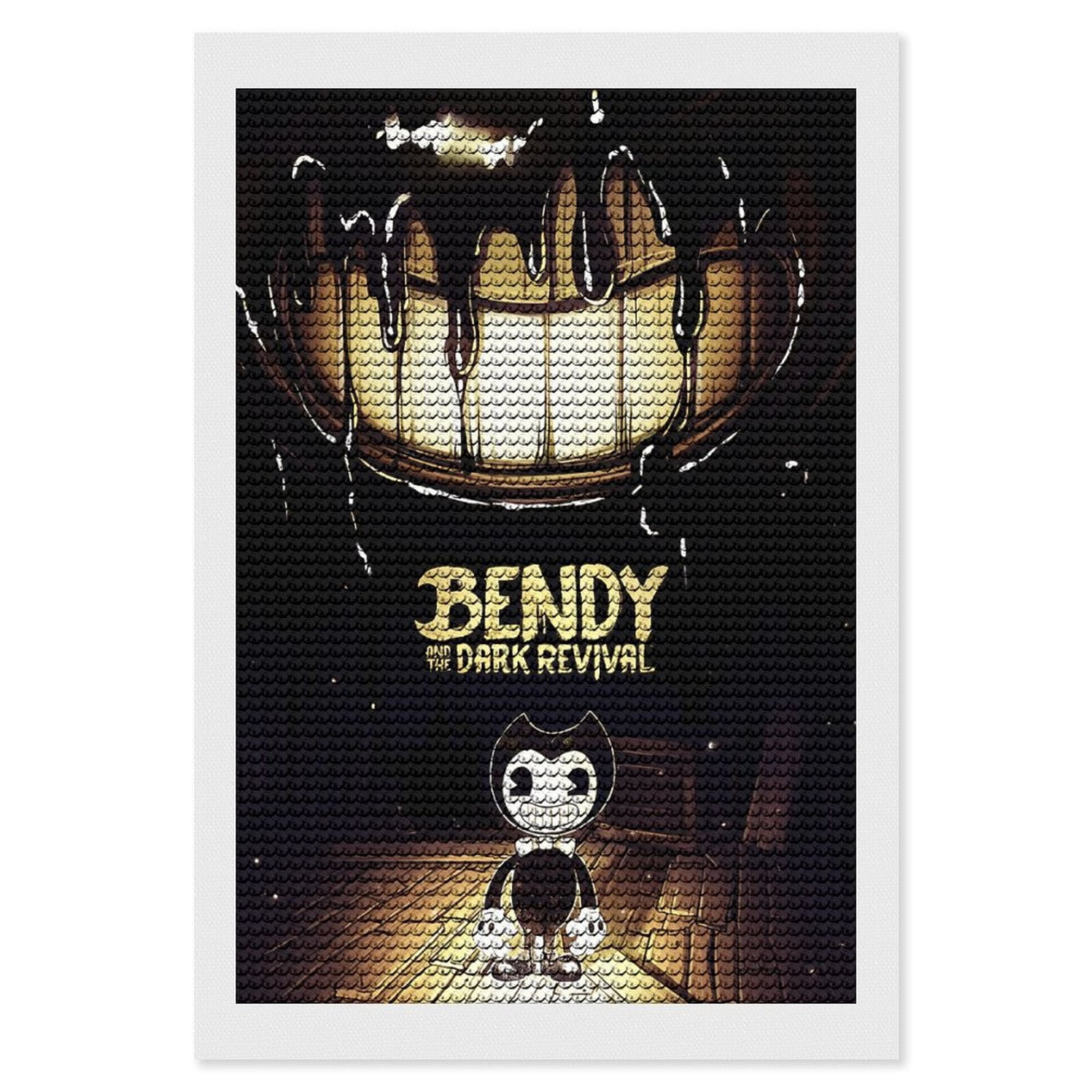 Bendy And The Ink Machine Diamond Art Kits for Adults Beginners Round ...