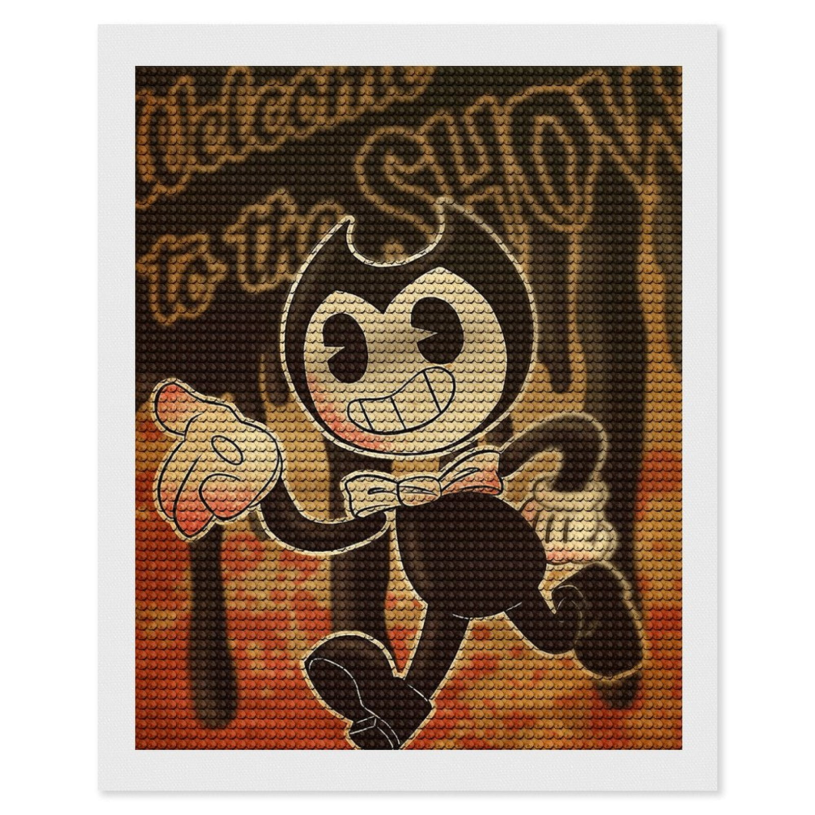 Bendy And The Ink Machine Diamond Art Kits for Adults Beginners Round ...